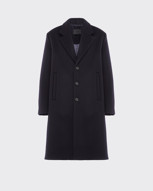 Navy Wool coat | Prada
