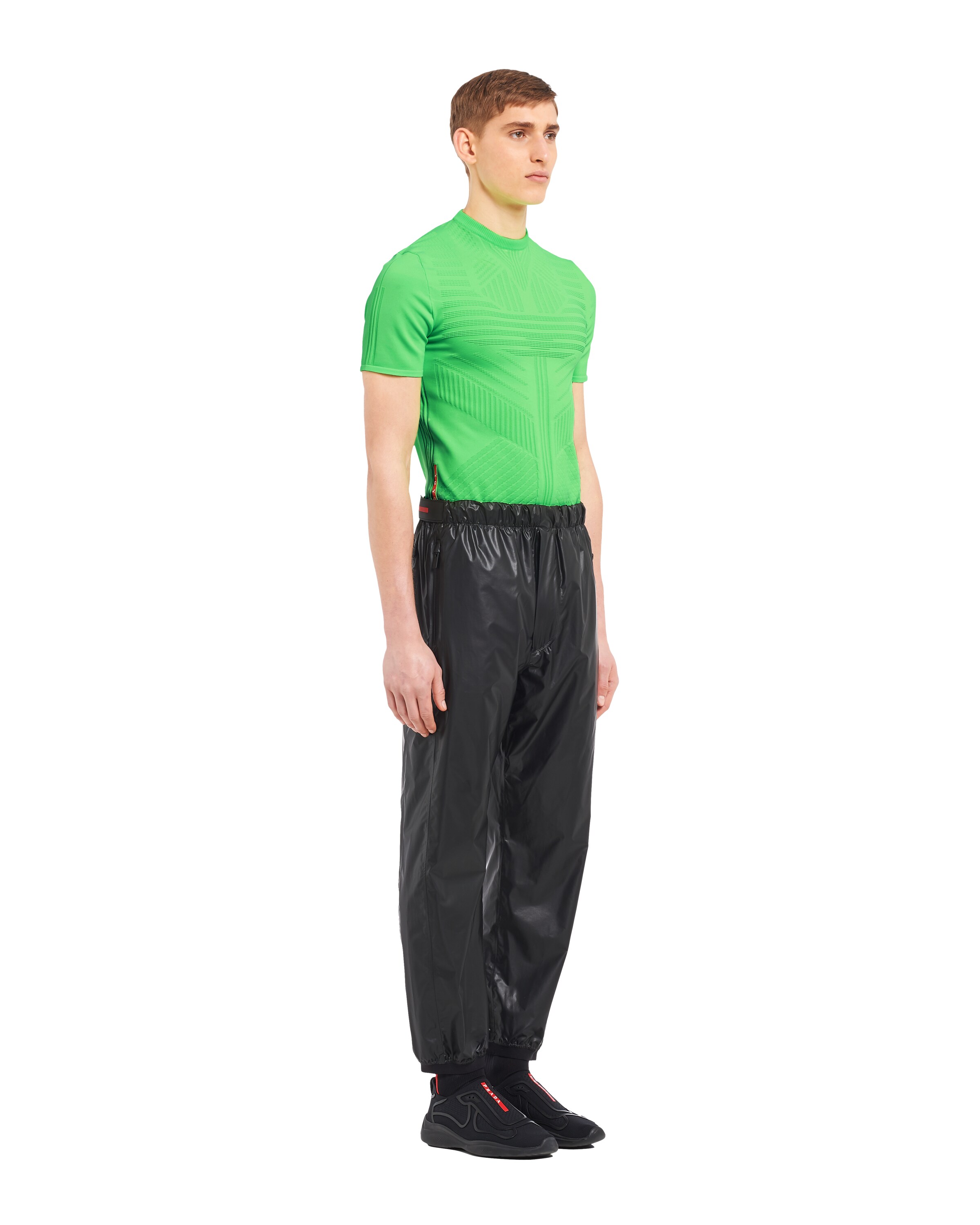 Black Light Nylon wide-leg pants | Prada