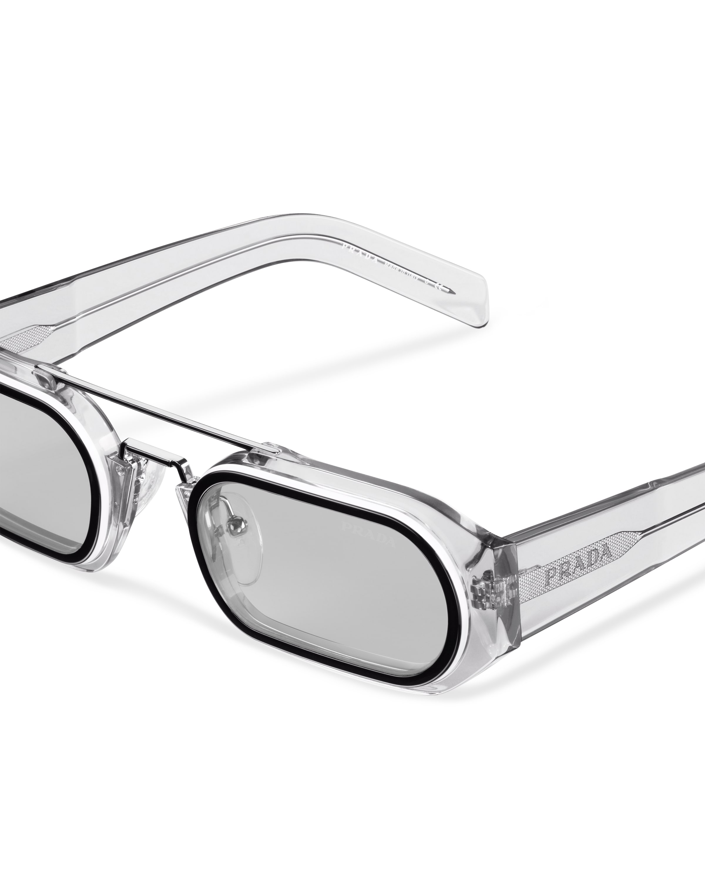 Light Gray Lenses Prada Runway sunglasses | Prada