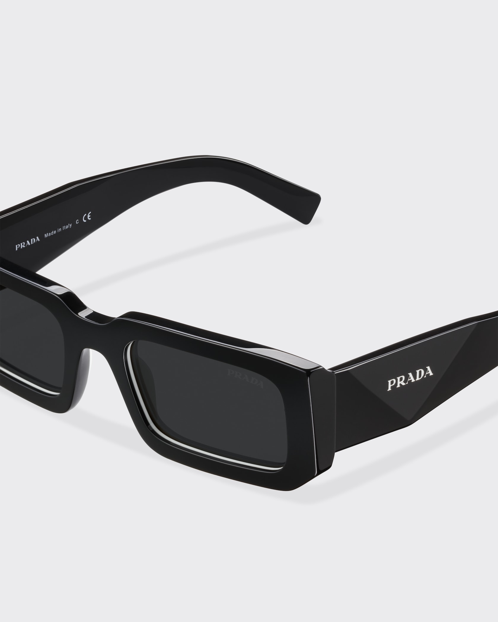 ÓCulos De Sol Prada Symbole Lentes Cinza Ardósia | PRADA