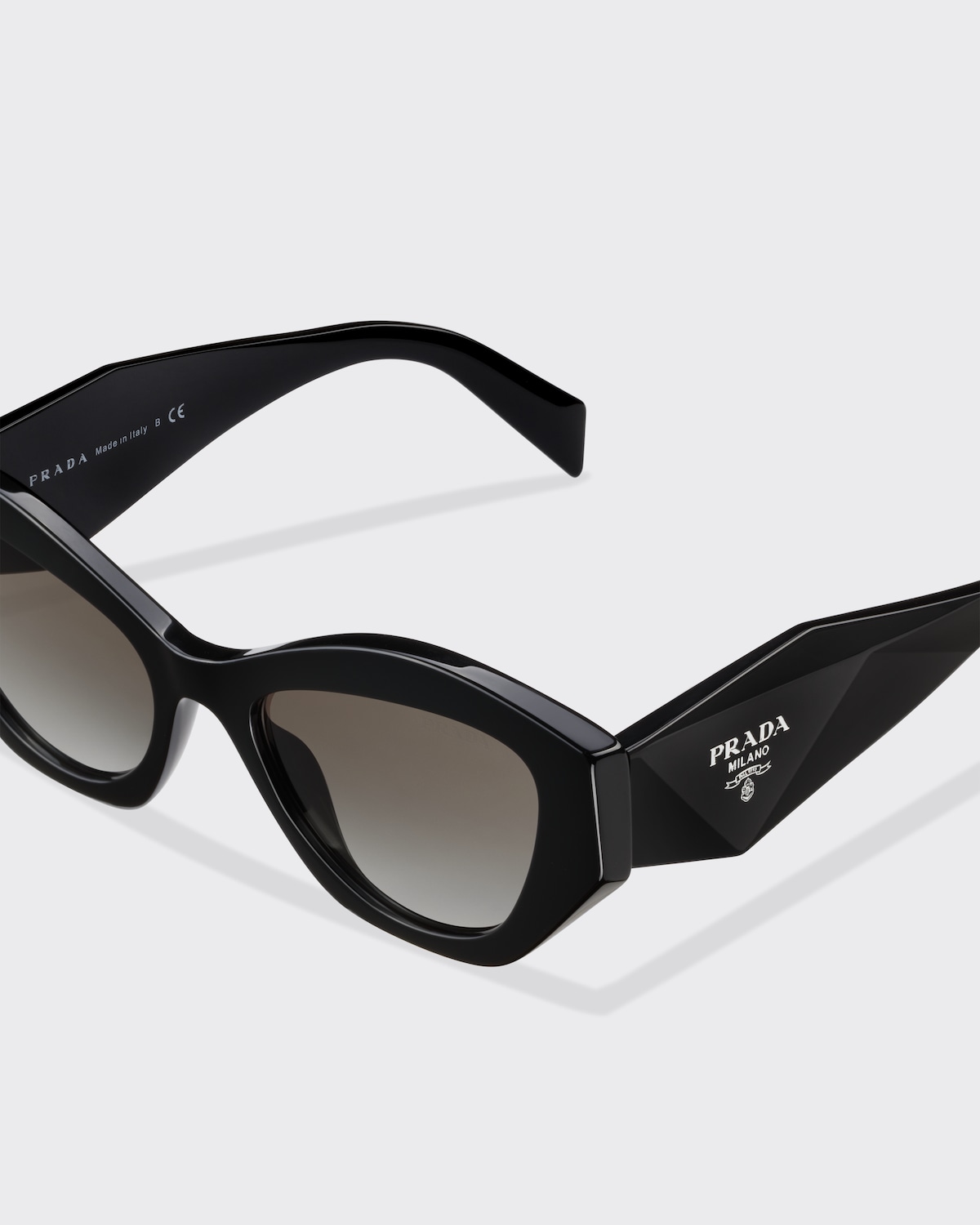 Gradient Anthracite Gray Lenses Prada Symbole Sunglasses | PRADA