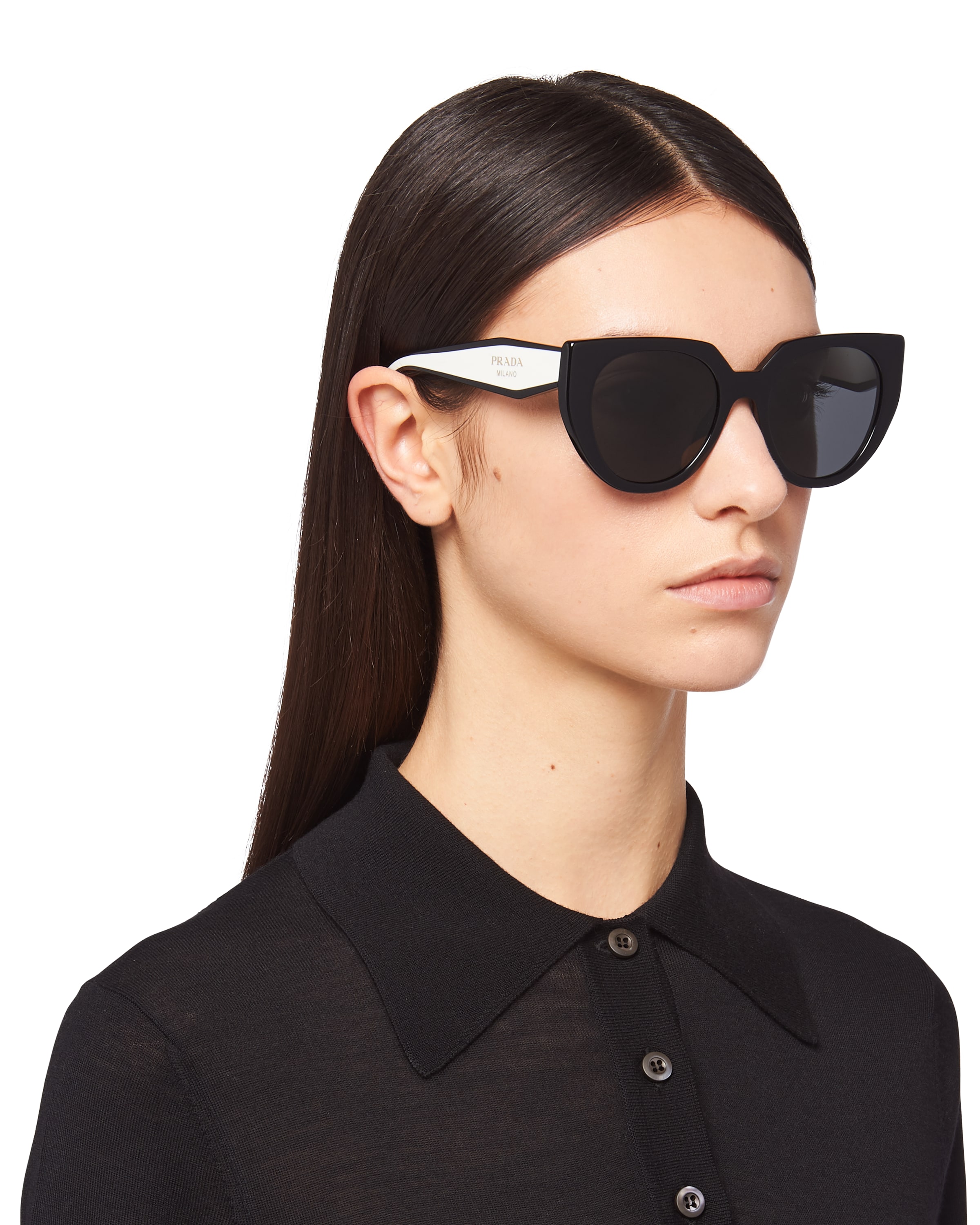 Slate Gray Lenses Prada Eyewear Collection sunglasses | Prada