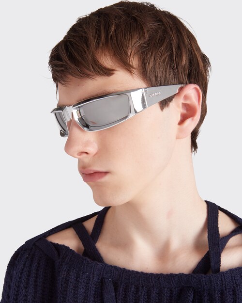 Chromed Lenses Prada Runway sunglasses | Prada