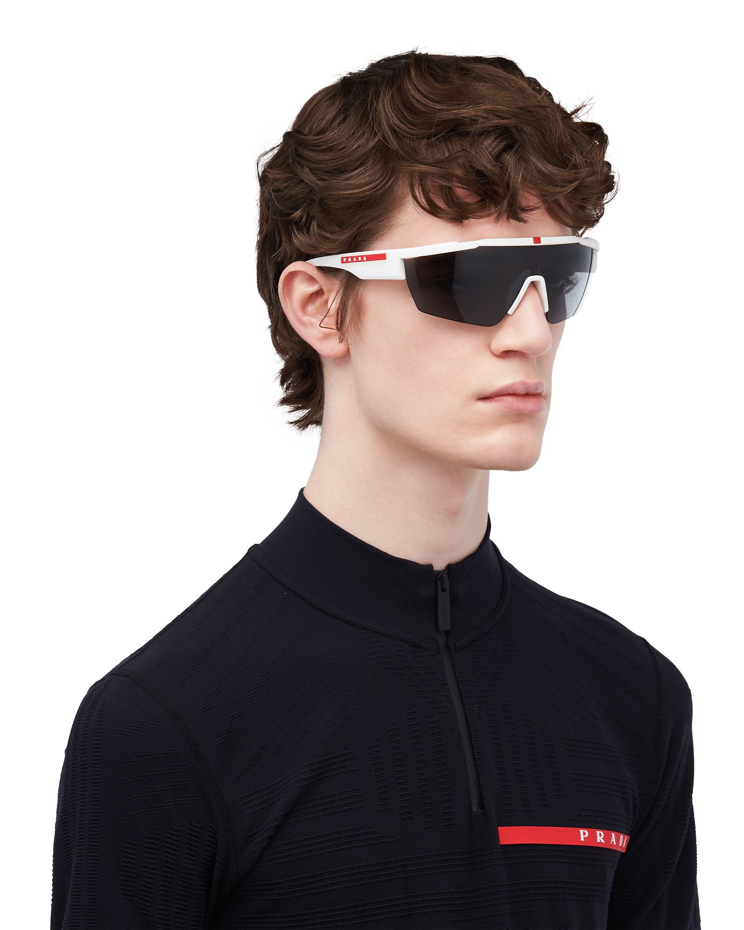 Lunettes de soleil Linea Rossa Impavid Verres Interchangeables | Prada