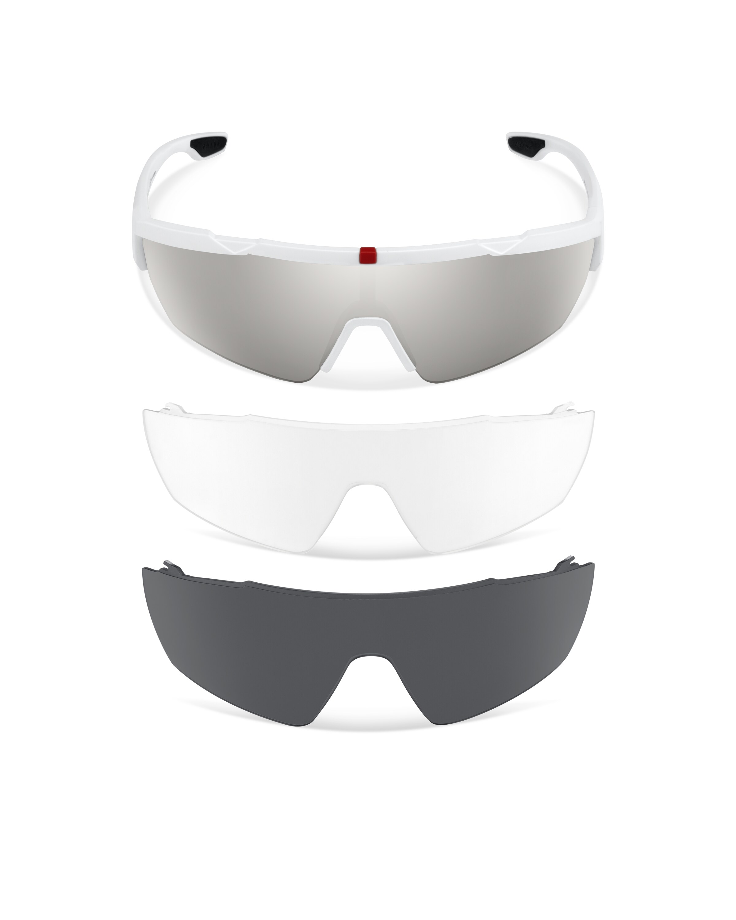 Lunettes de soleil Linea Rossa Impavid Verres Interchangeables | Prada