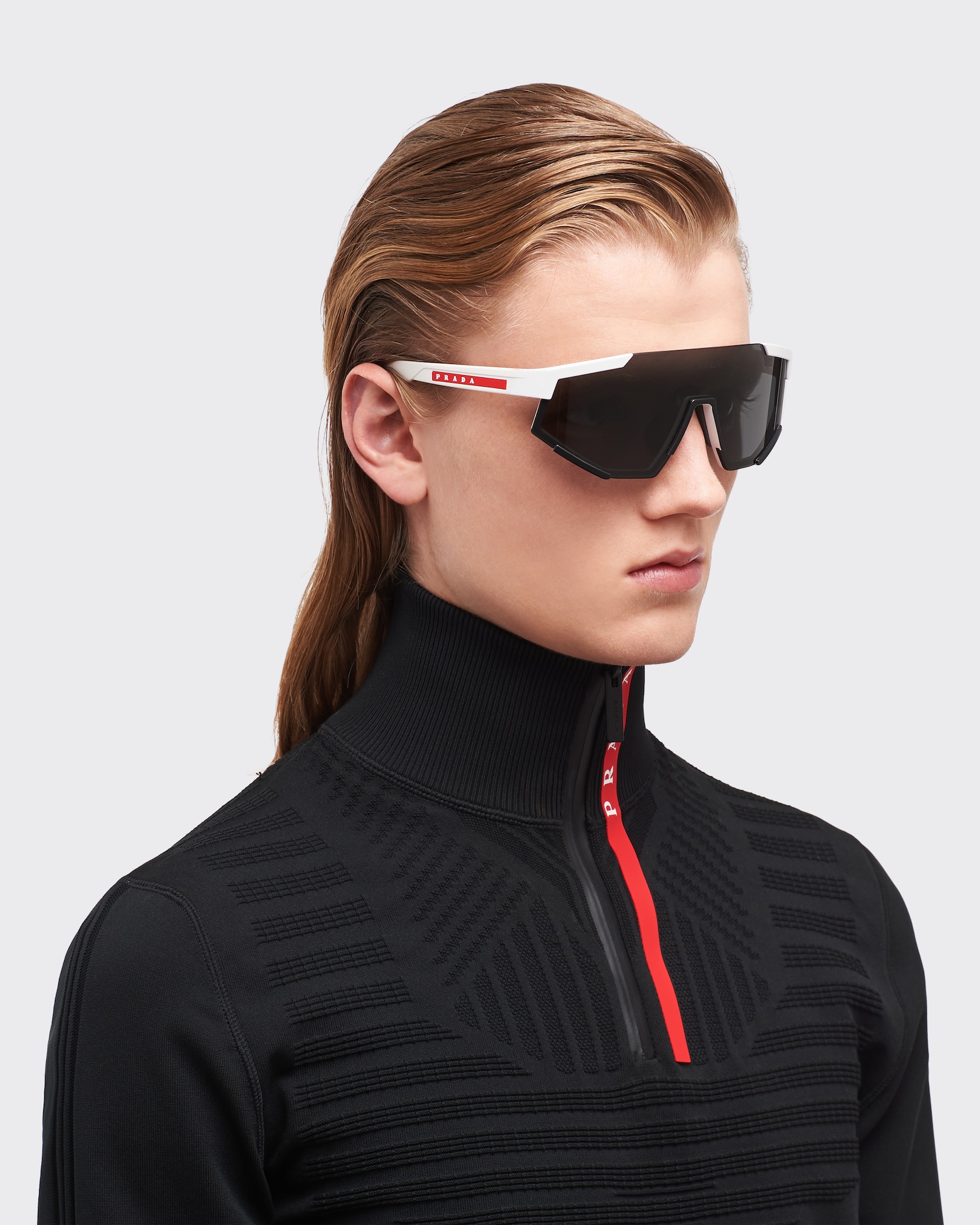 Slate Lenses Prada Linea Rossa Impavid Sunglasses | PRADA