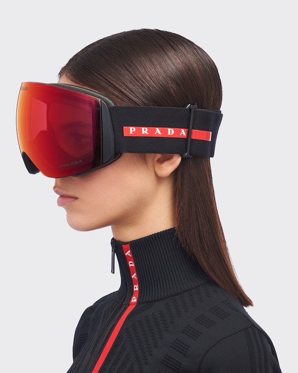 Lenses Arancio Specc Prada Linea Rossa By Oakley Ski Goggles | PRADA