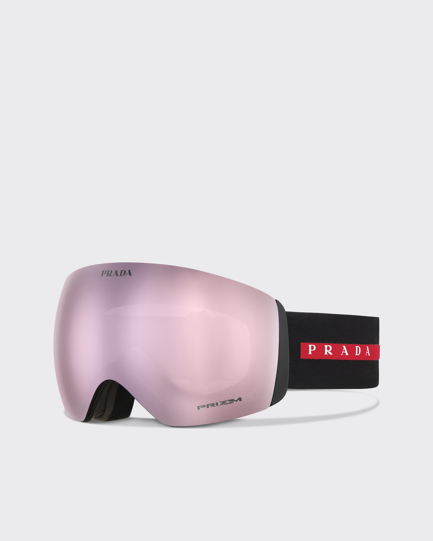 Pink Mirrored Lenses Prada Linea Rossa By Oakley Ski Goggles | PRADA
