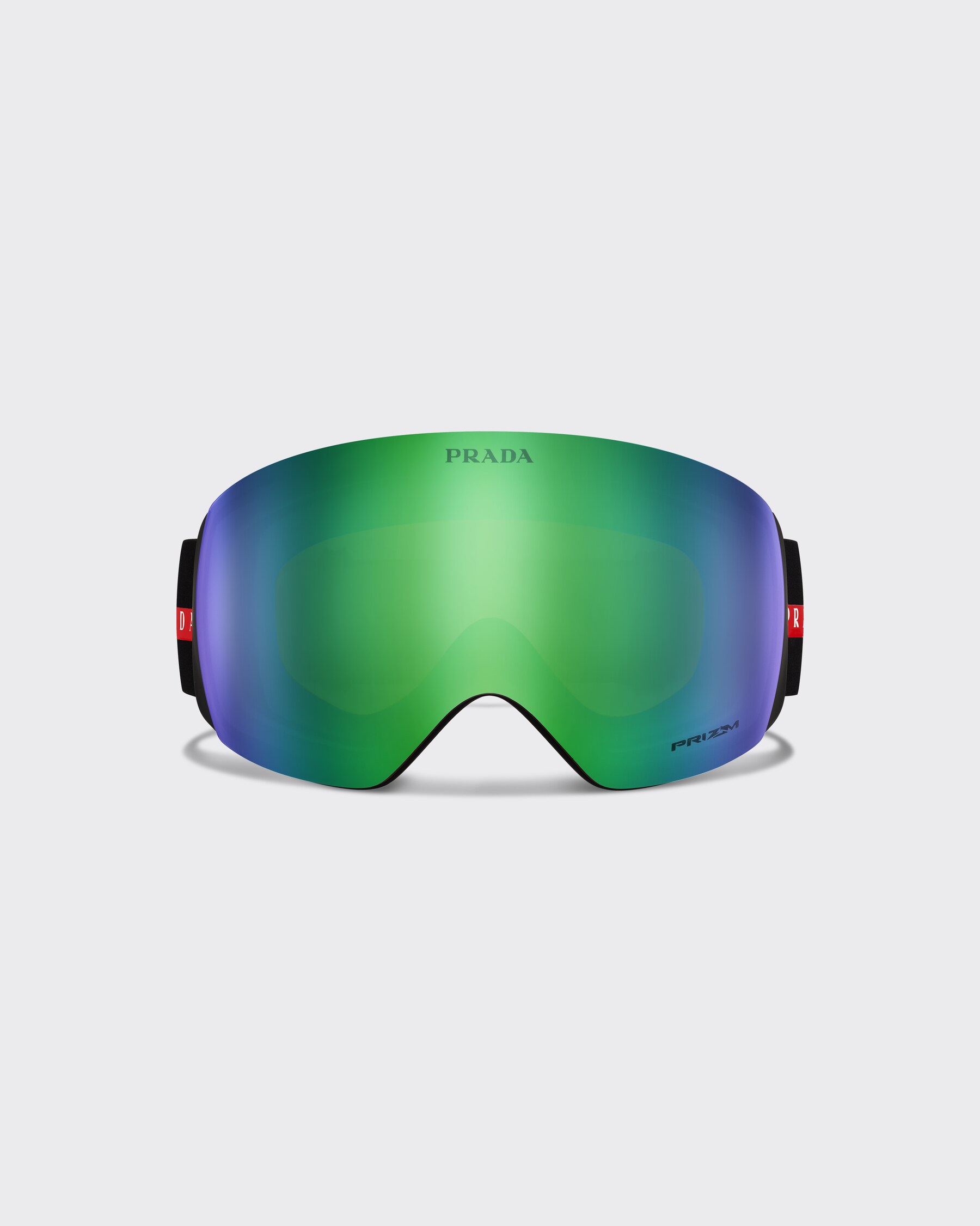 Green Mirrored Lenses Prada Linea Rossa By Oakley Ski Goggles | PRADA