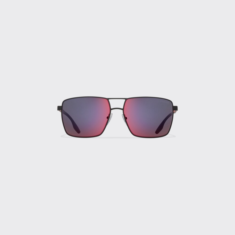 Red Lenses Prada Linea Rossa Eyewear Collection sunglasses | Prada
