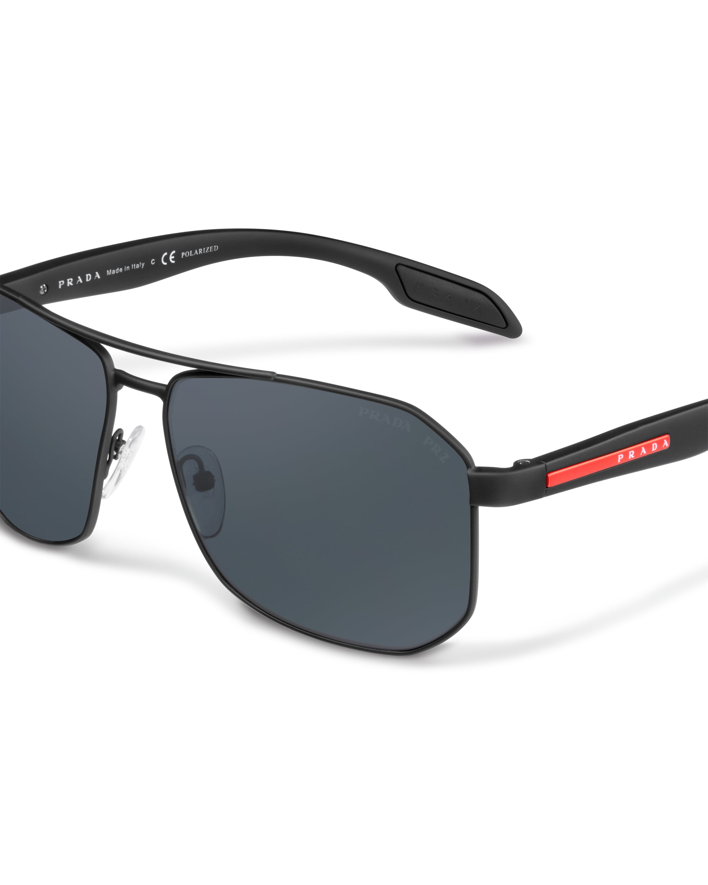 Polarized Black Lenses Prada Linea Rossa Eyewear Collection sunglasses ...