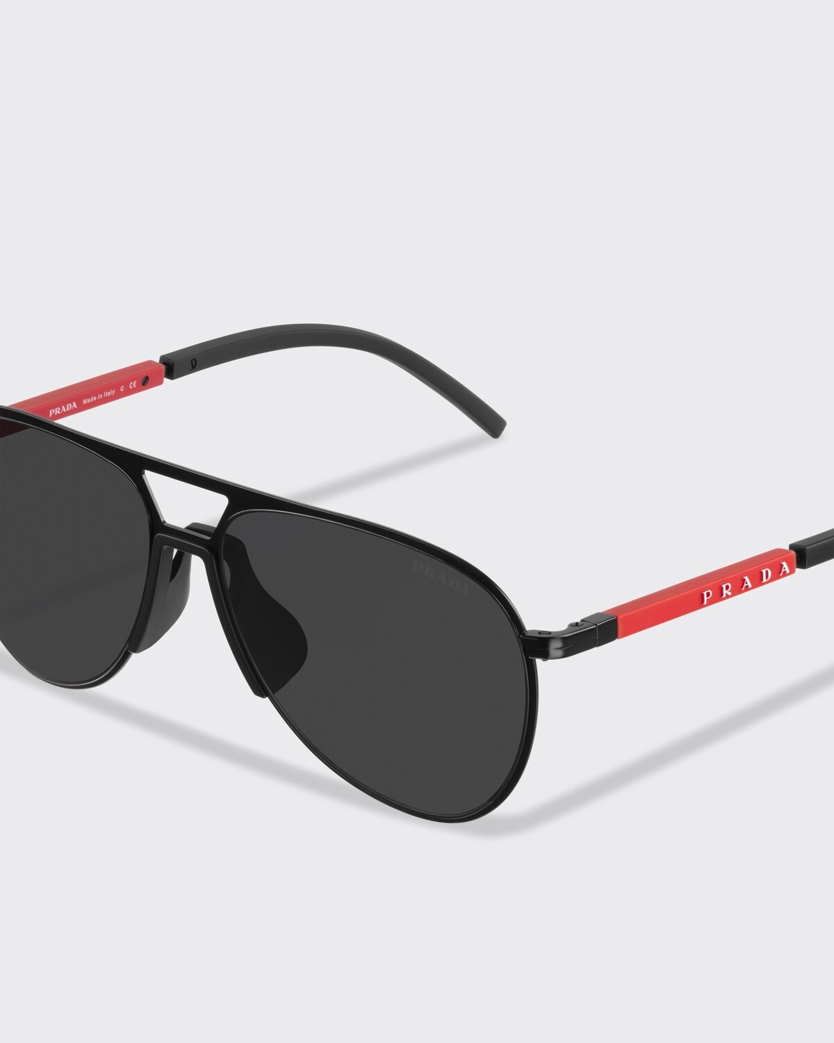 Slate Gray/black Lenses Prada Linea Rossa Active Sunglasses | PRADA