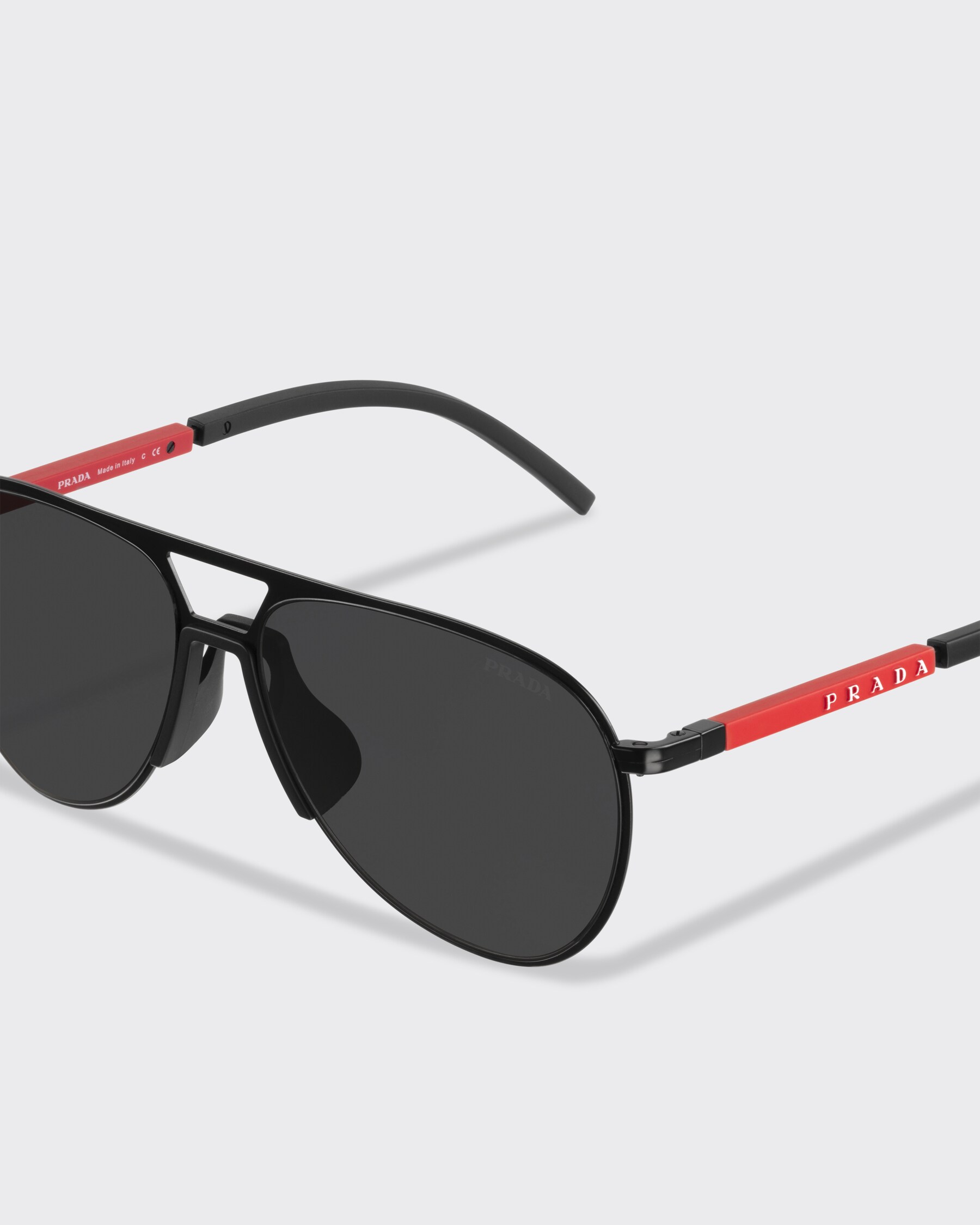 Slate Gray/black Lenses Prada Linea Rossa Active Sunglasses | PRADA