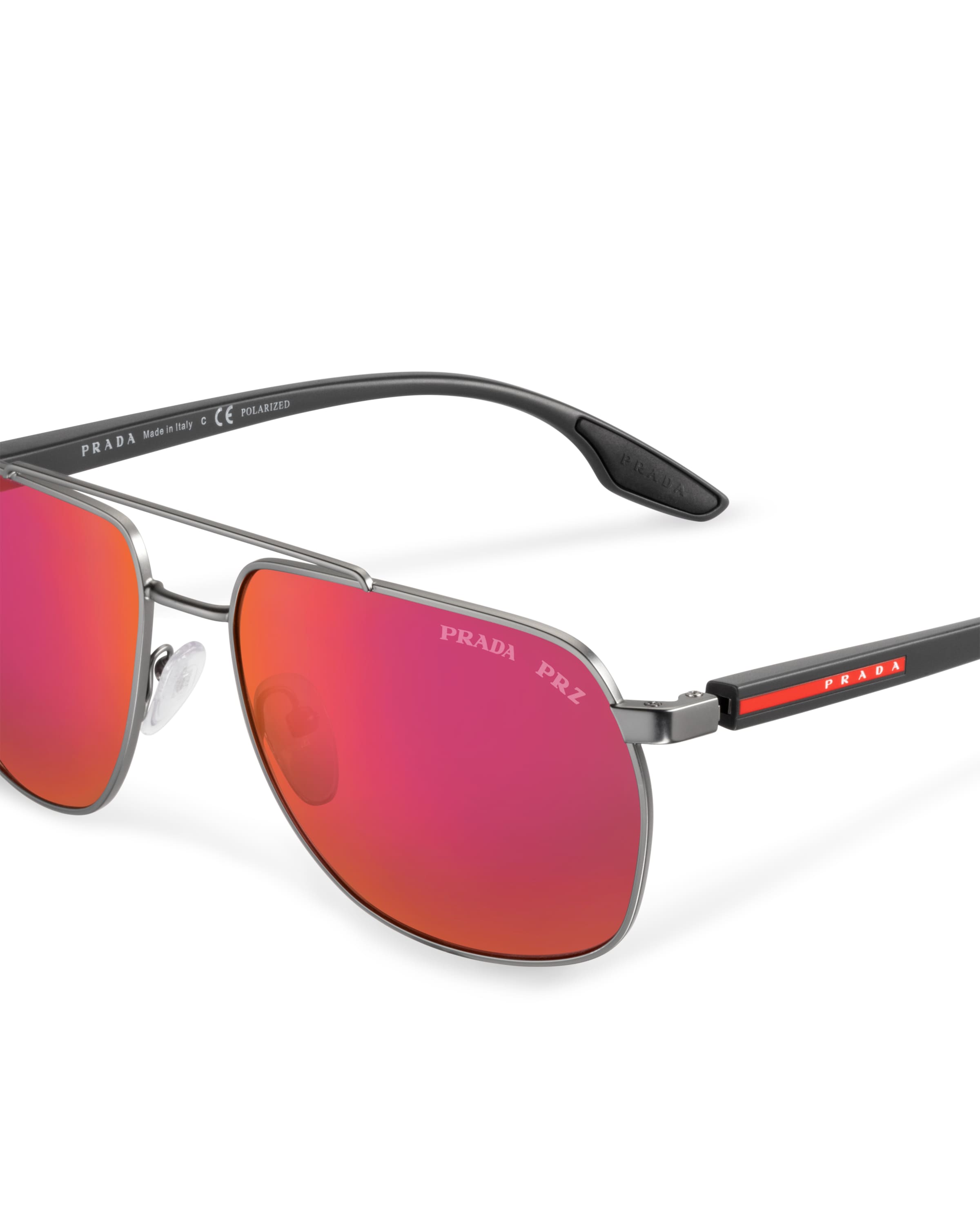 Amaranth Lenses Prada Linea Rossa Eyewear Collection sunglasses | Prada