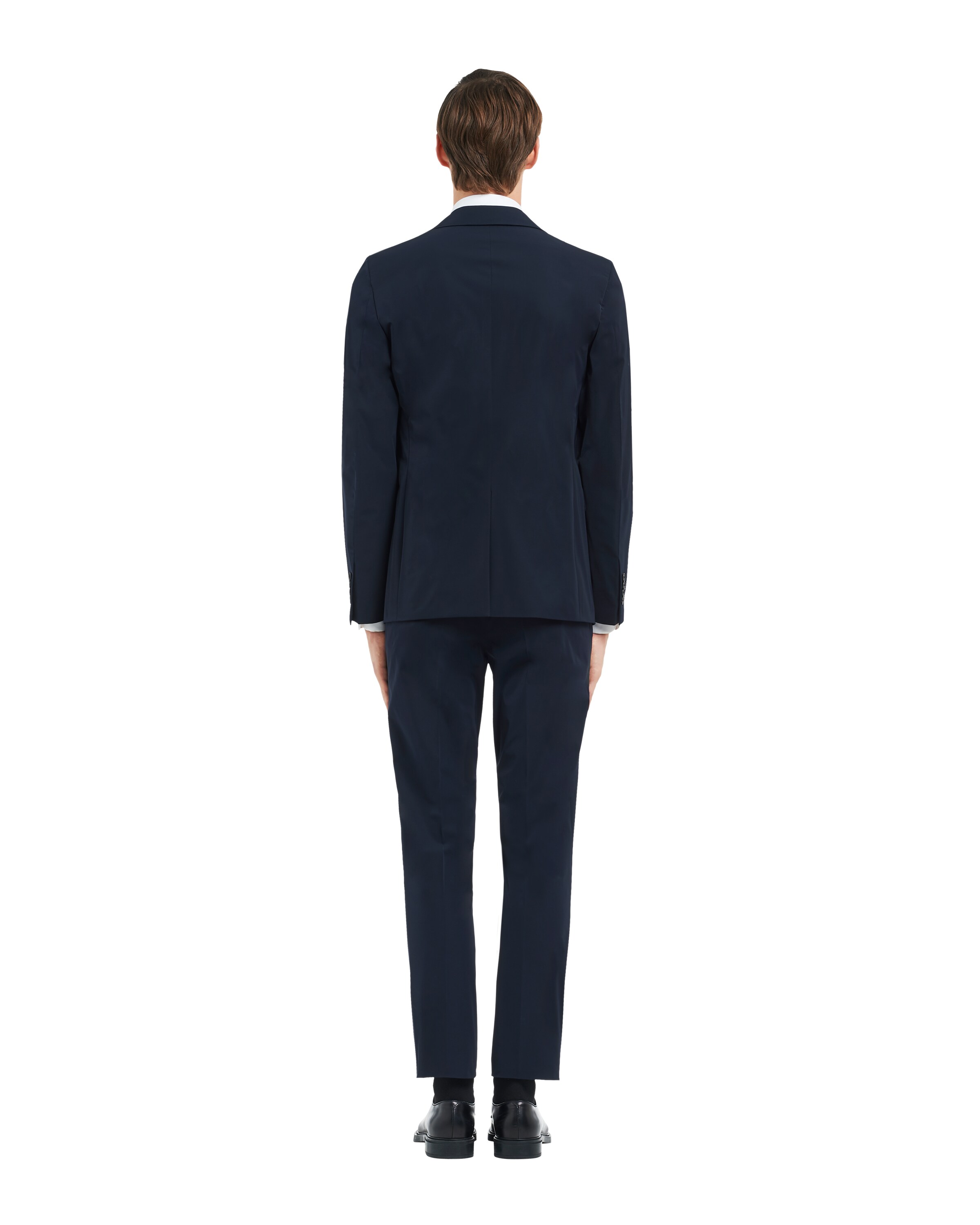 Navy Technical fabric single-breasted suit | Prada