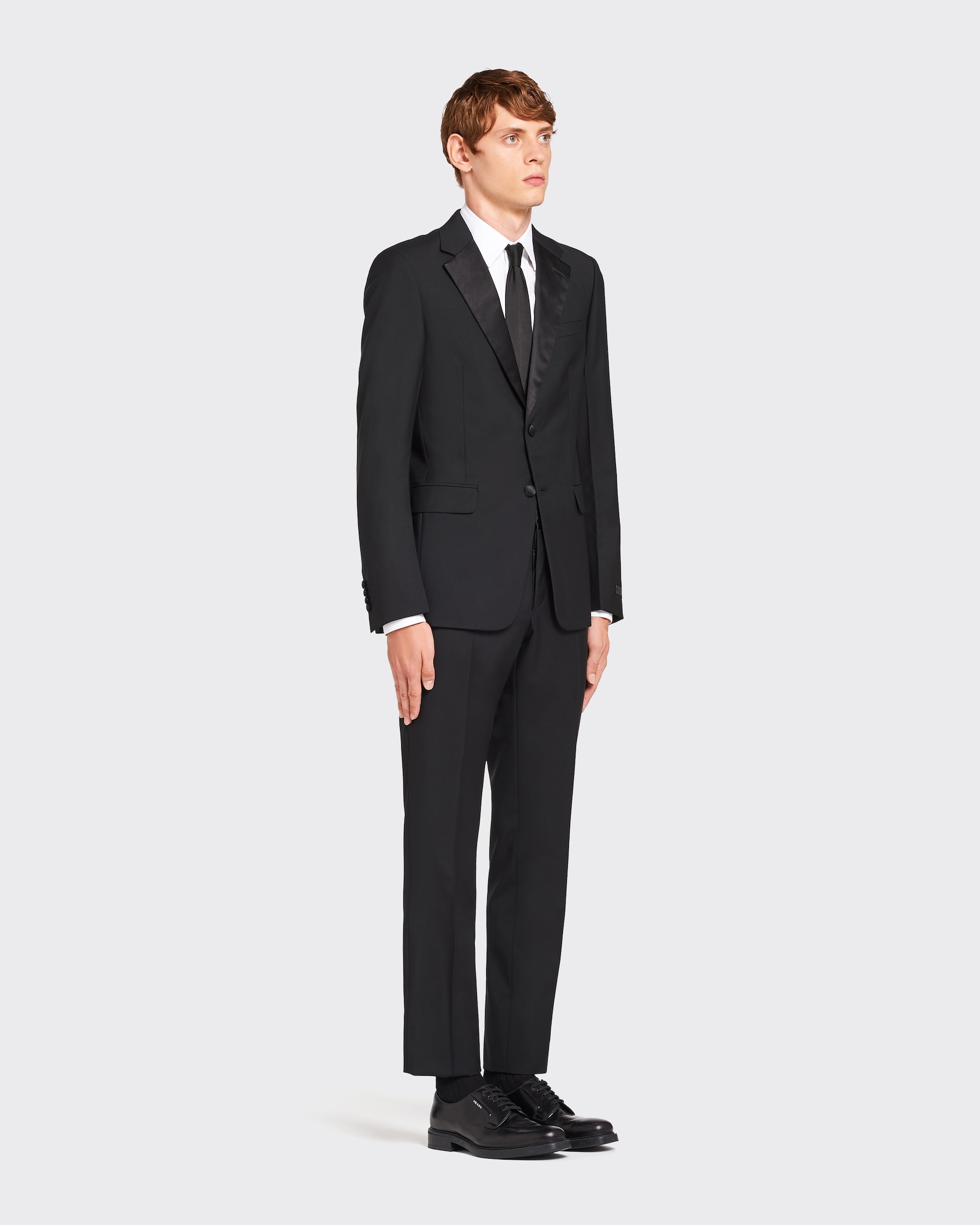 Black Mohair And Wool Suit | PRADA