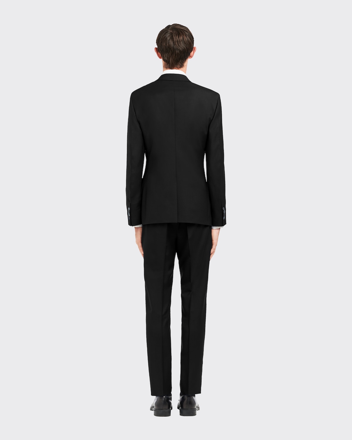 Black Wool And Mohair Single-breasted Suit | PRADA