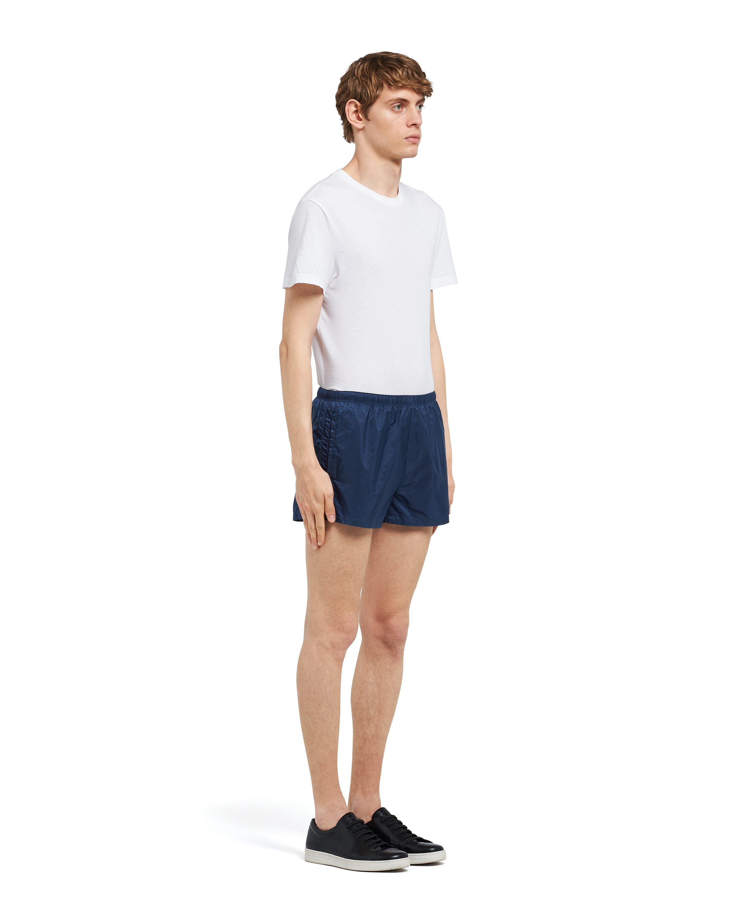 Danube Blue Nylon swim trunks | Prada