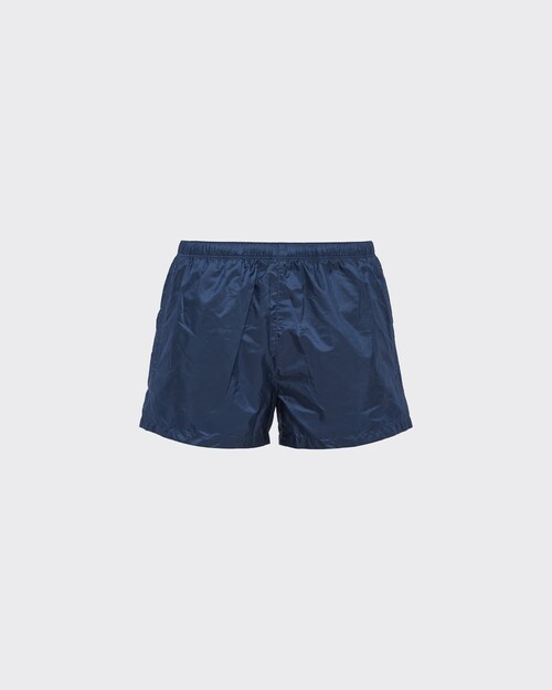 Danube Blue Nylon swim trunks | Prada
