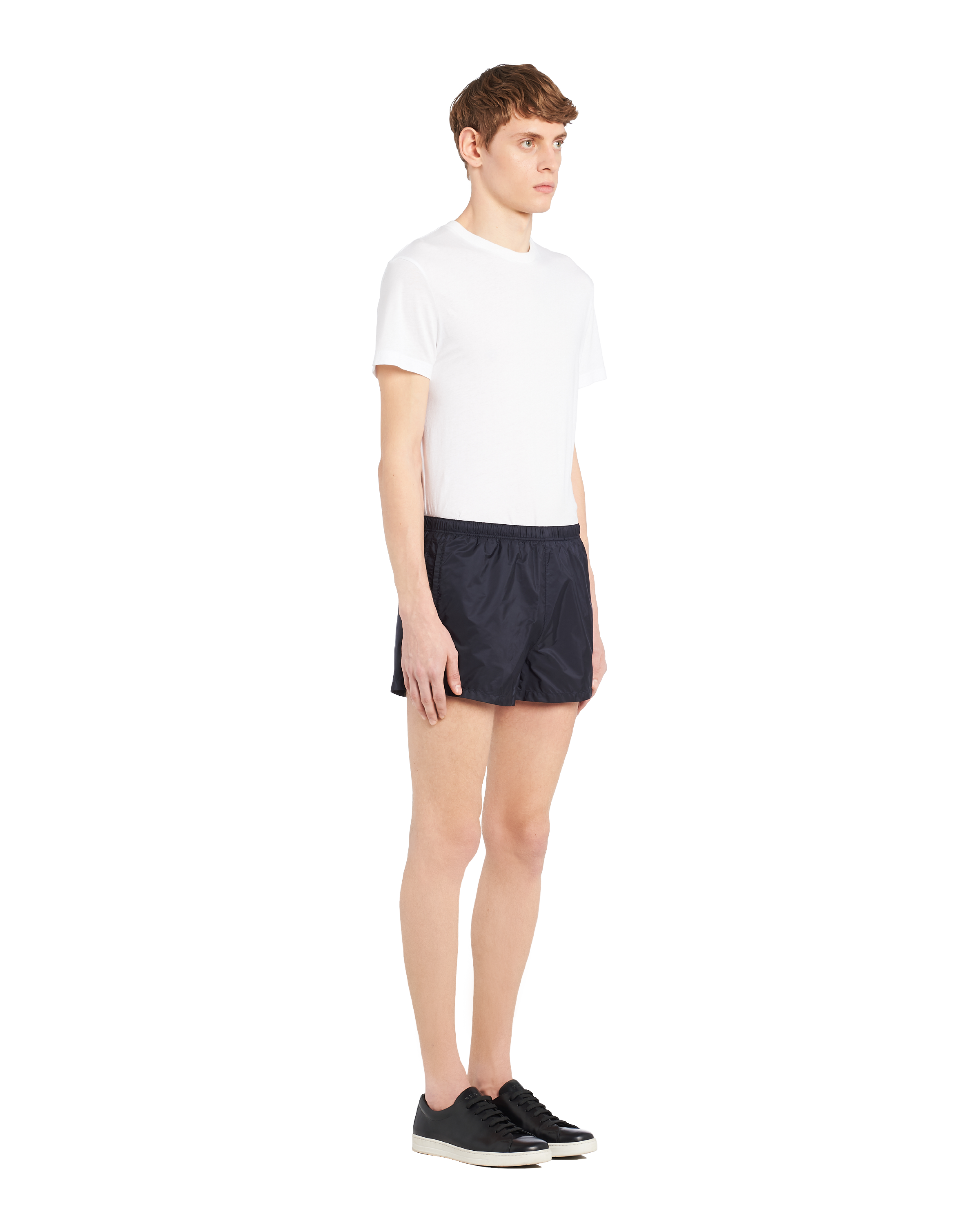Navy Nylon swim trunks | Prada