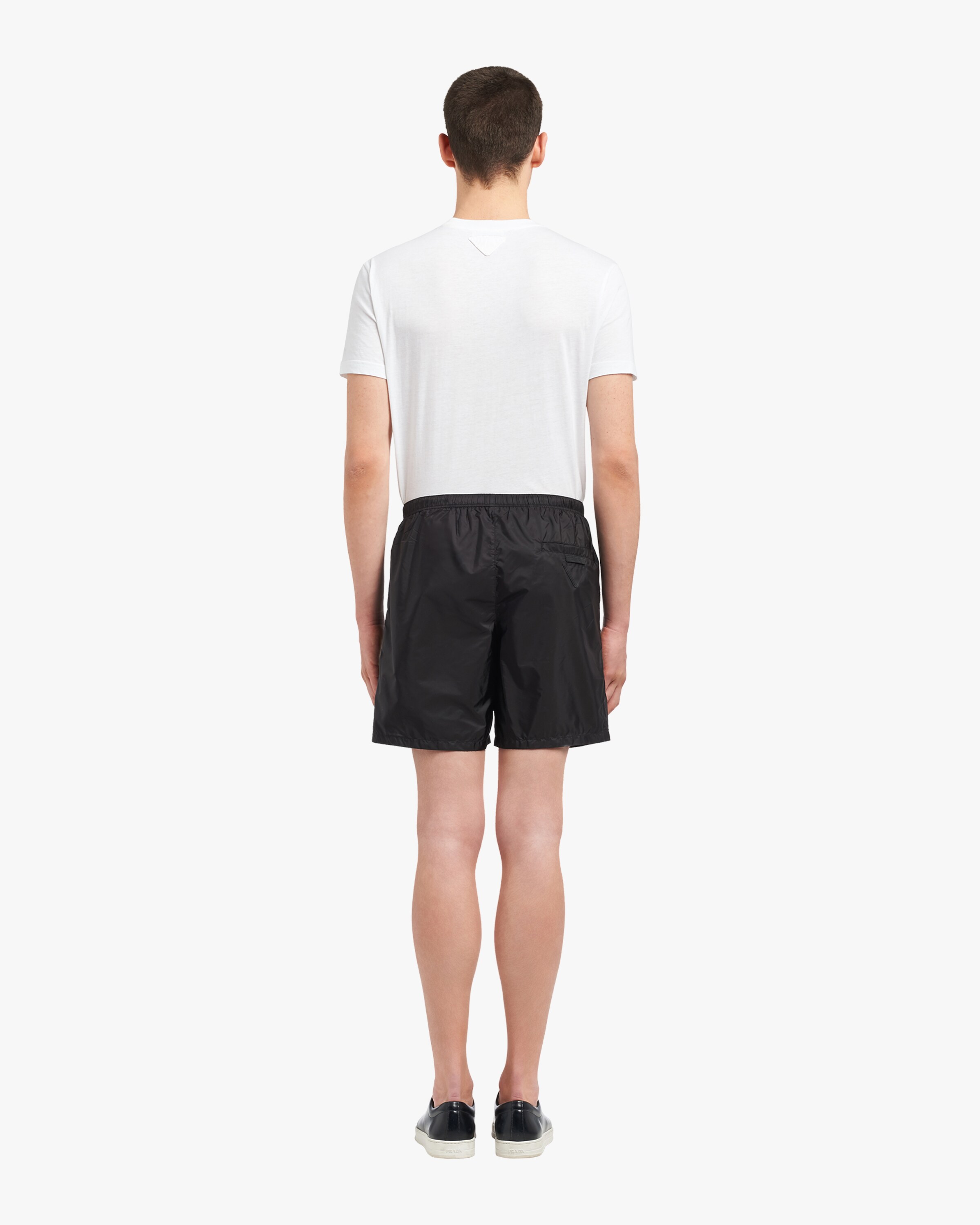 Black Nylon swim trunks | Prada