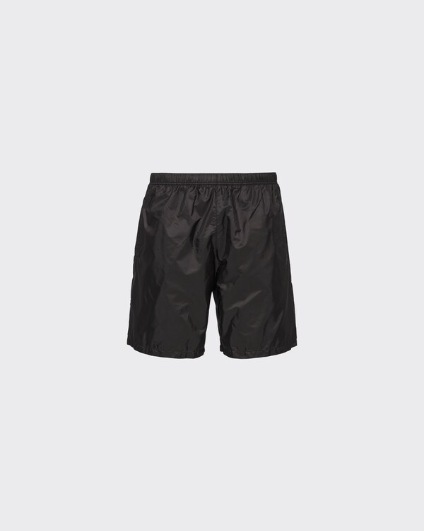 Black Re-nylon Swim Trunks | PRADA