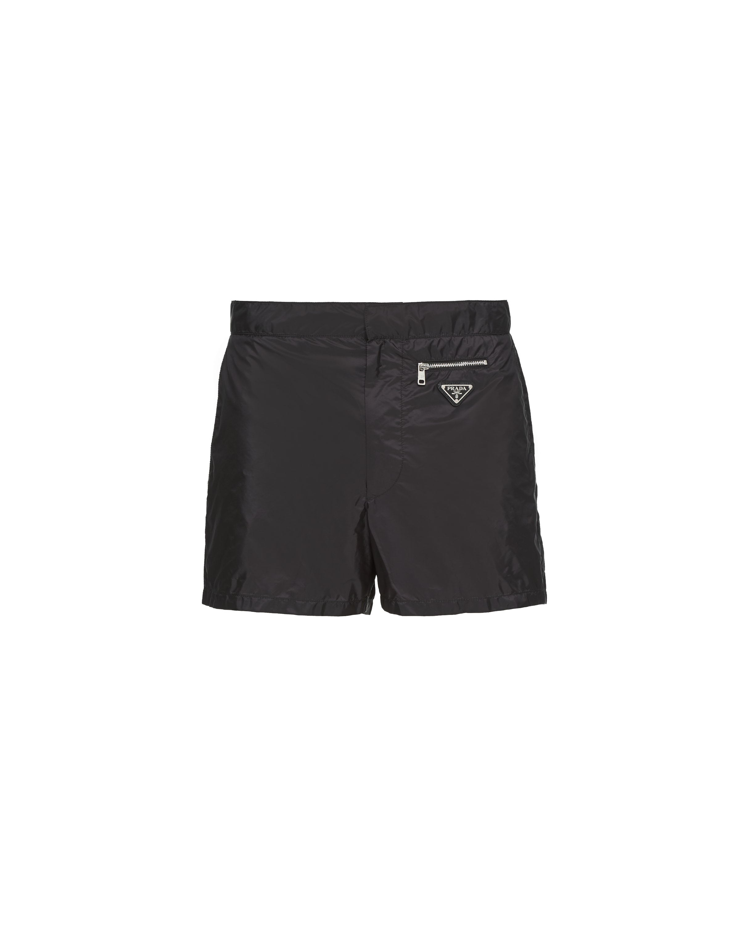 Black Nylon swim trunks | Prada