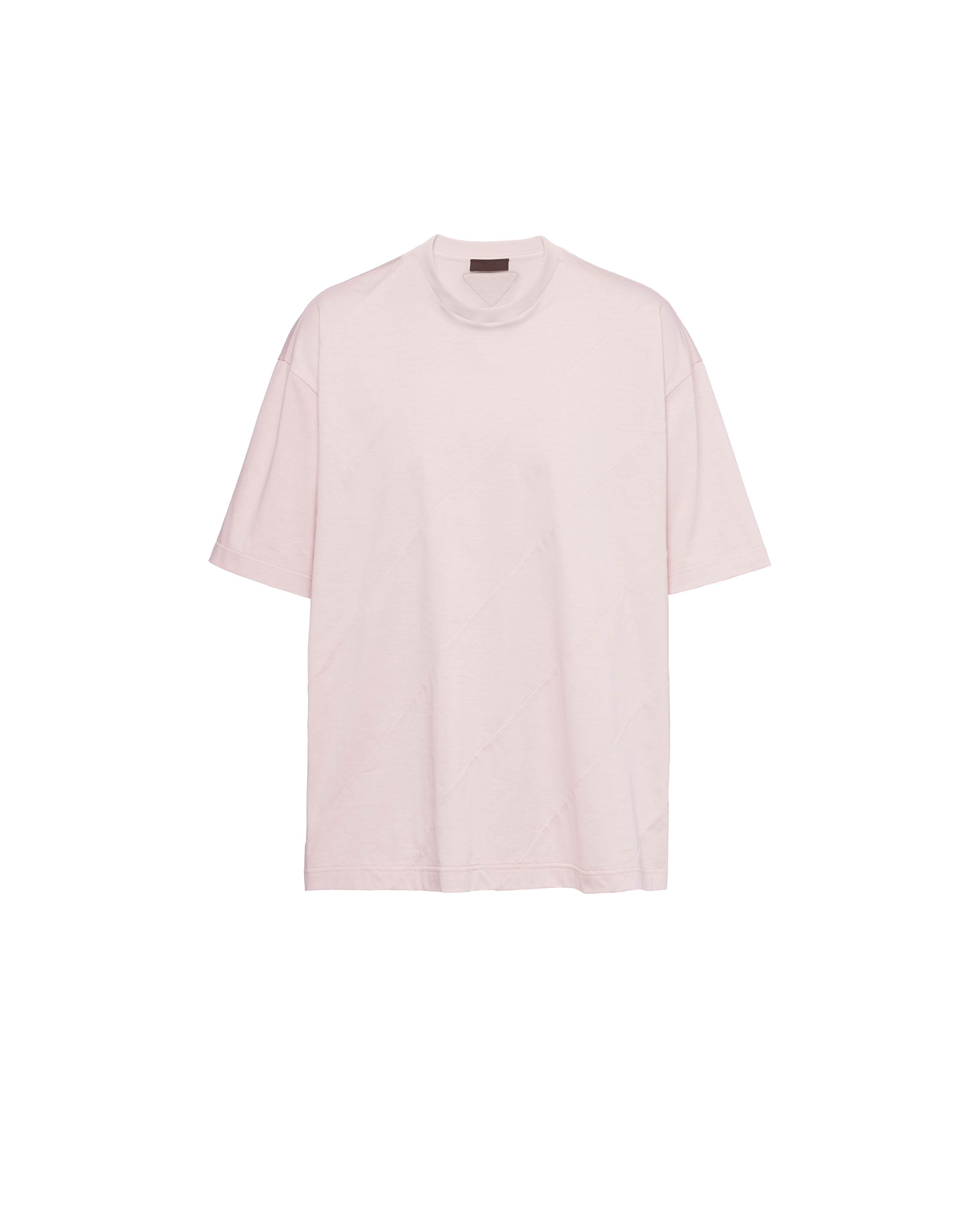 Pfirsich Oversize-T-Shirt aus Baumwolle | Prada