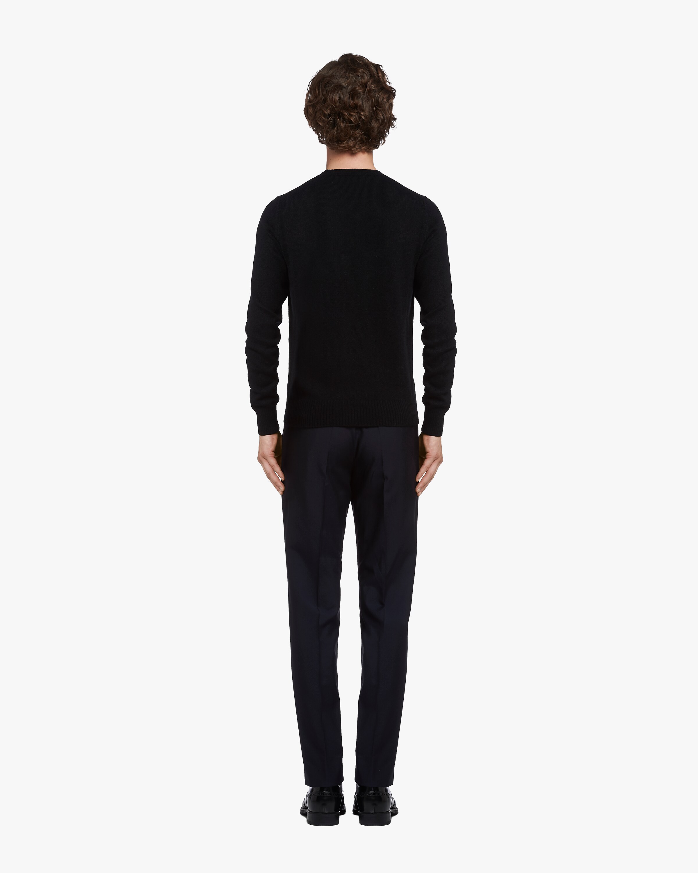 Black Cashmere Sweater | Prada