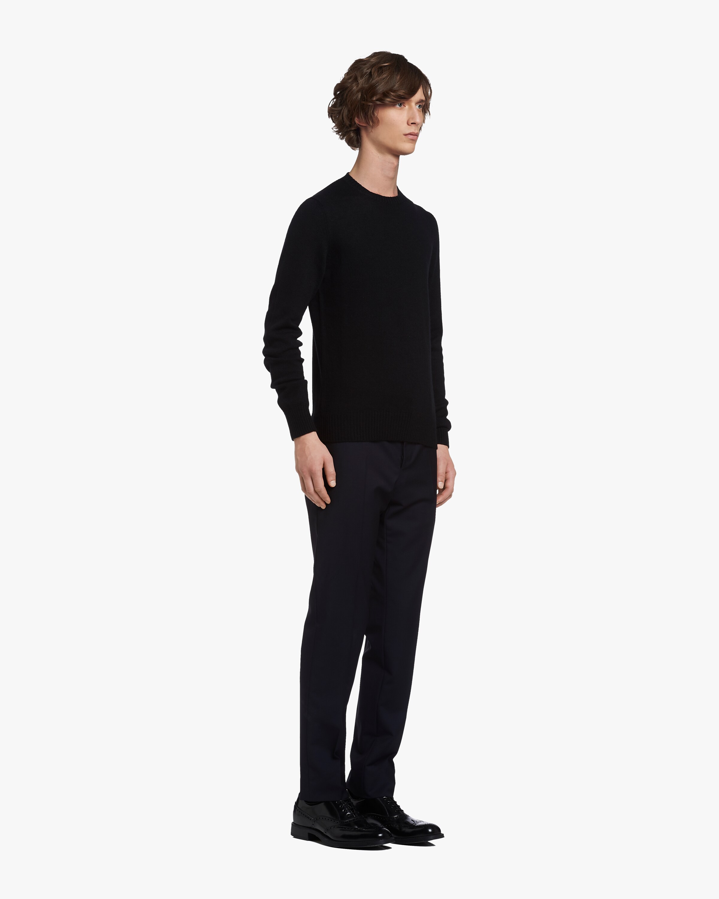 Black Cashmere Sweater | Prada
