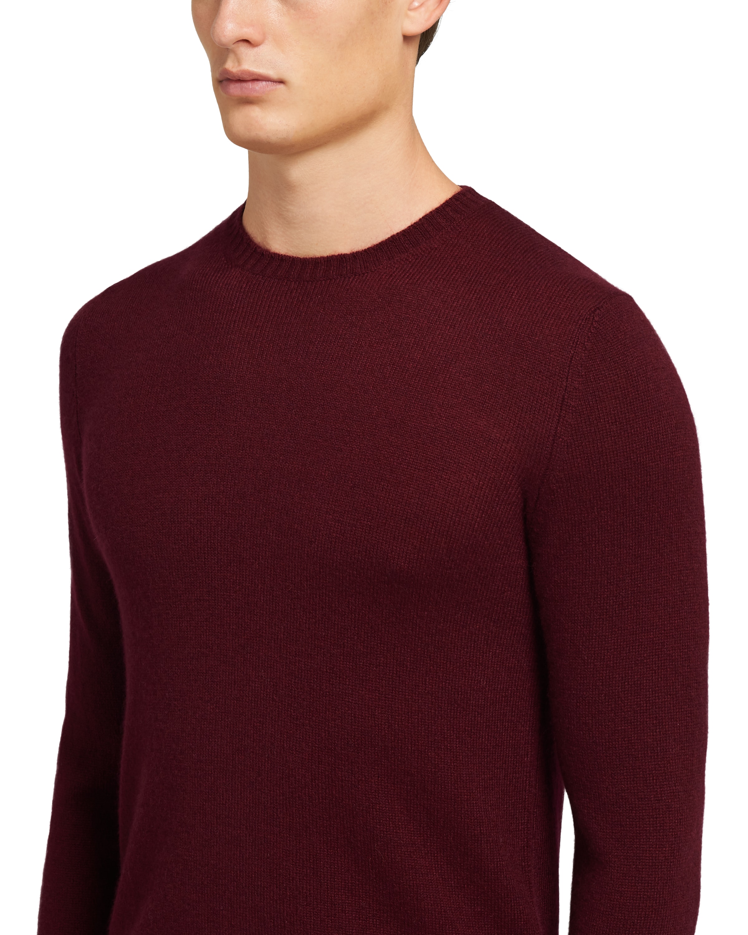Burgundy Cashmere Sweater | Prada