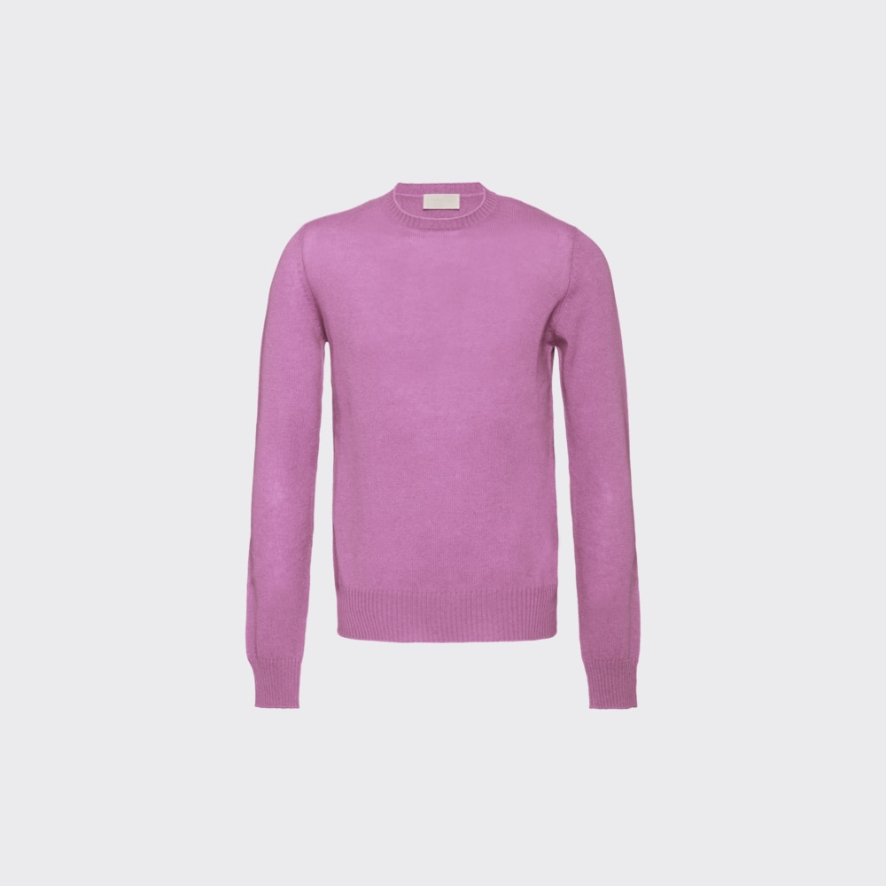 Cyclamen Cashmere Sweater | Prada