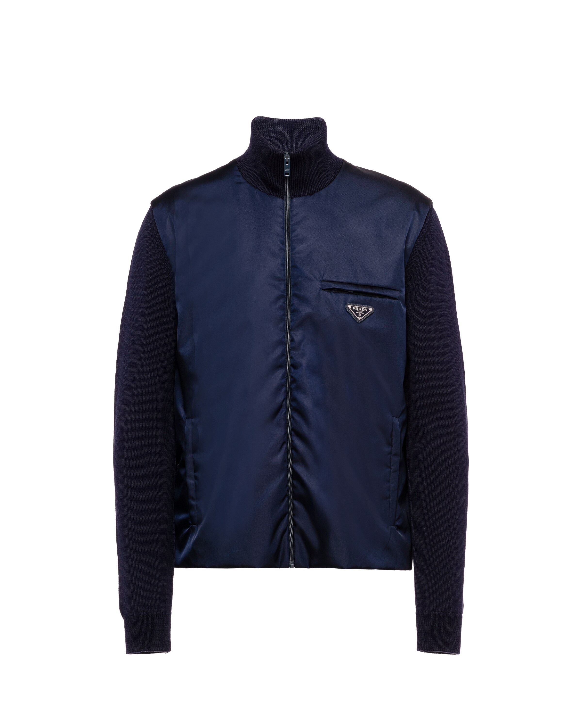 Navy Wool cardigan | Prada