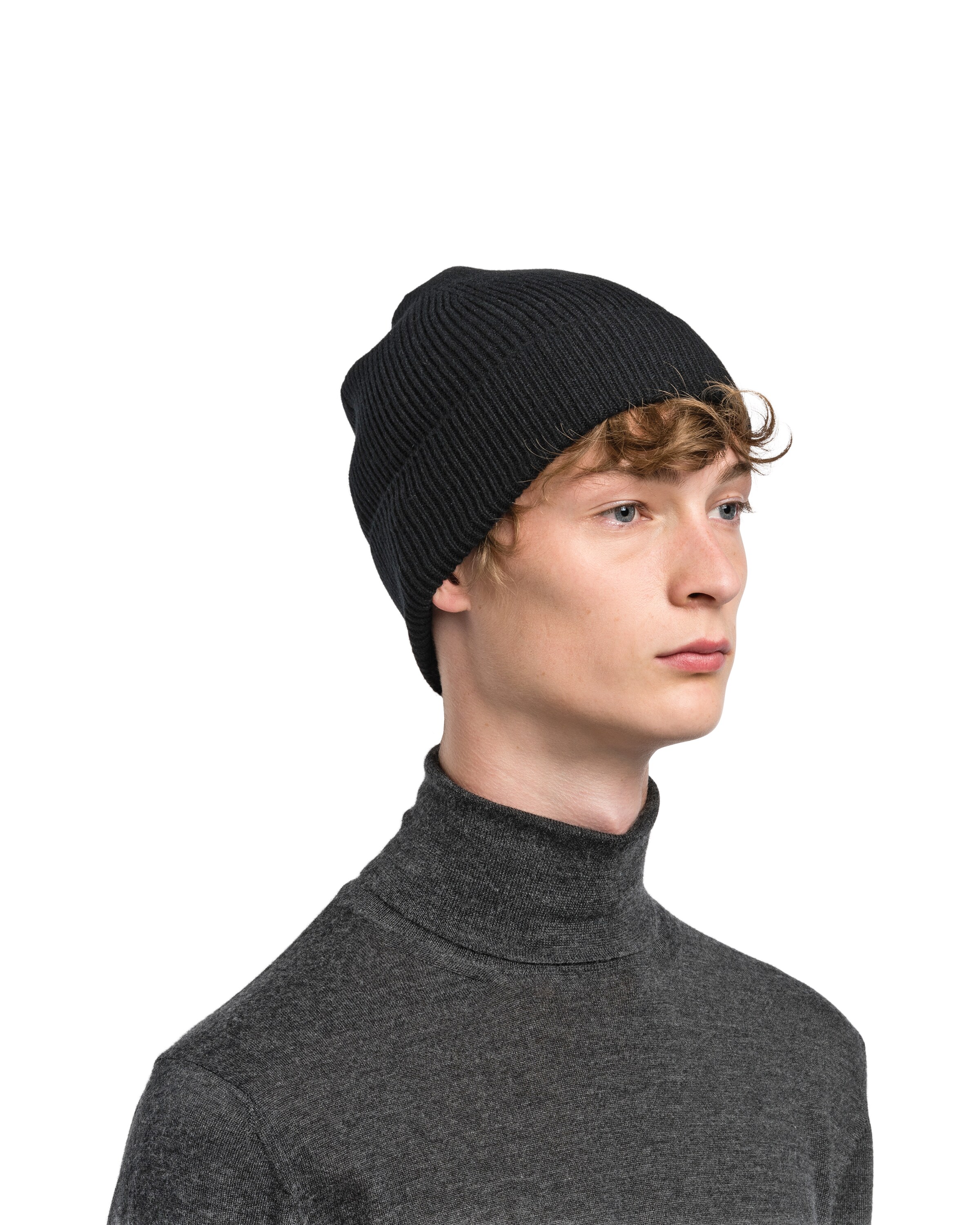 Cappello in cashmere Nero | Prada