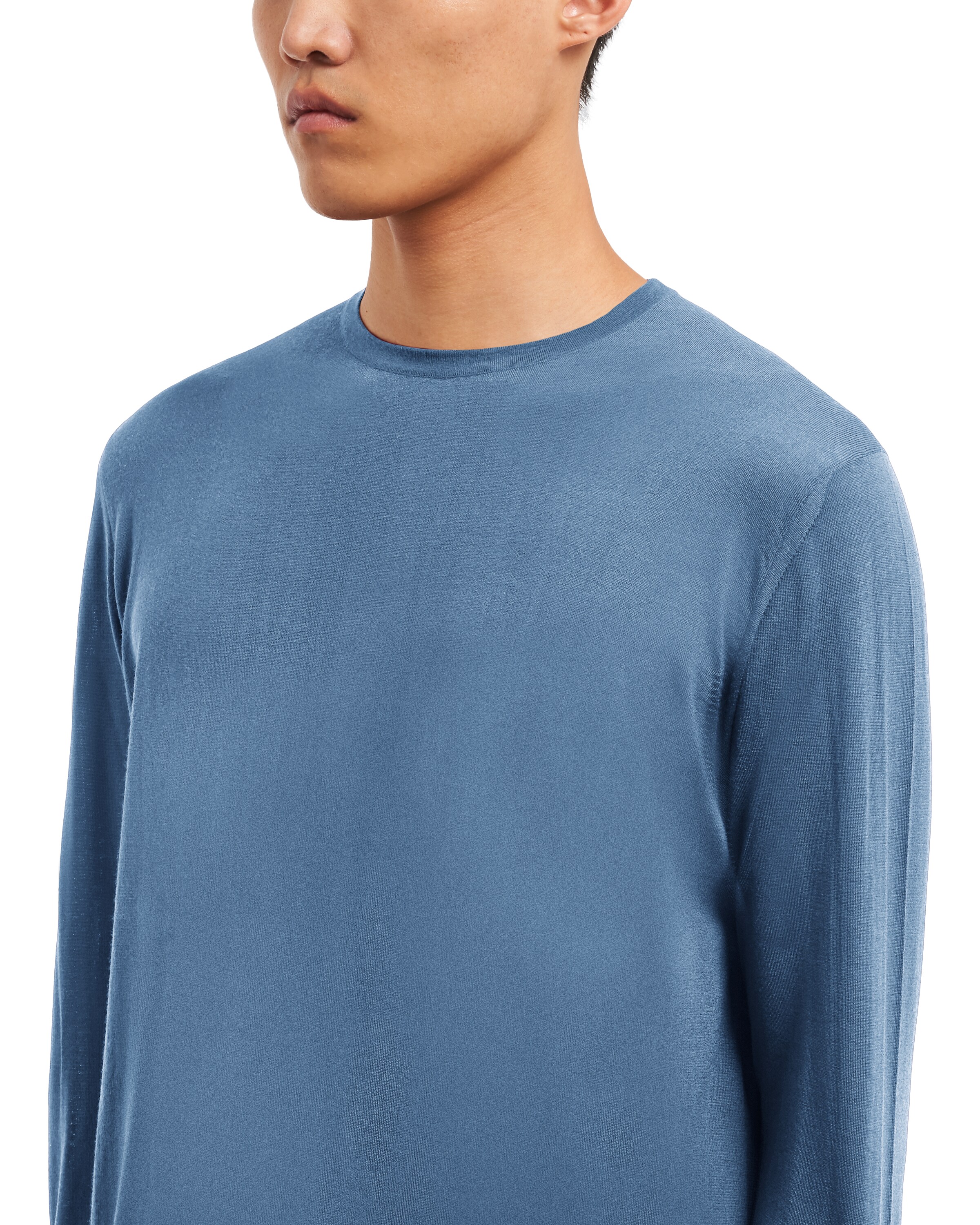 Aviator Blue Wool Sweater | Prada