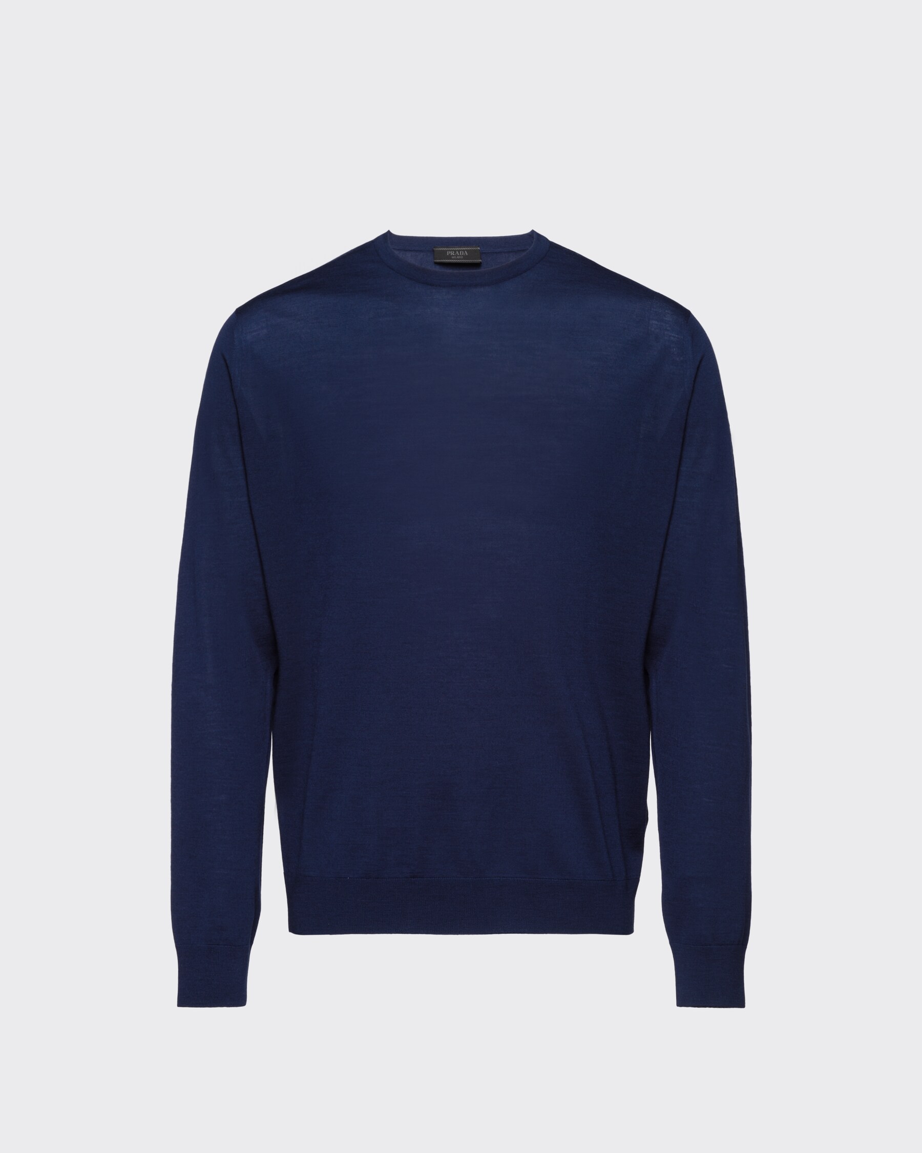 Baltic Blue Wool Sweater | PRADA