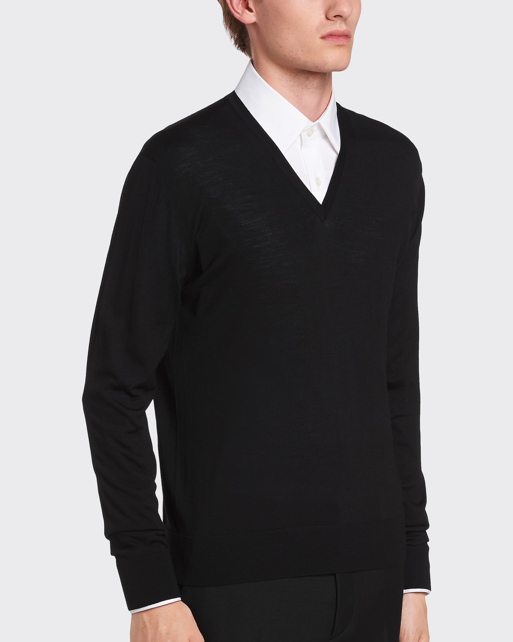 Black Wool Sweater | PRADA