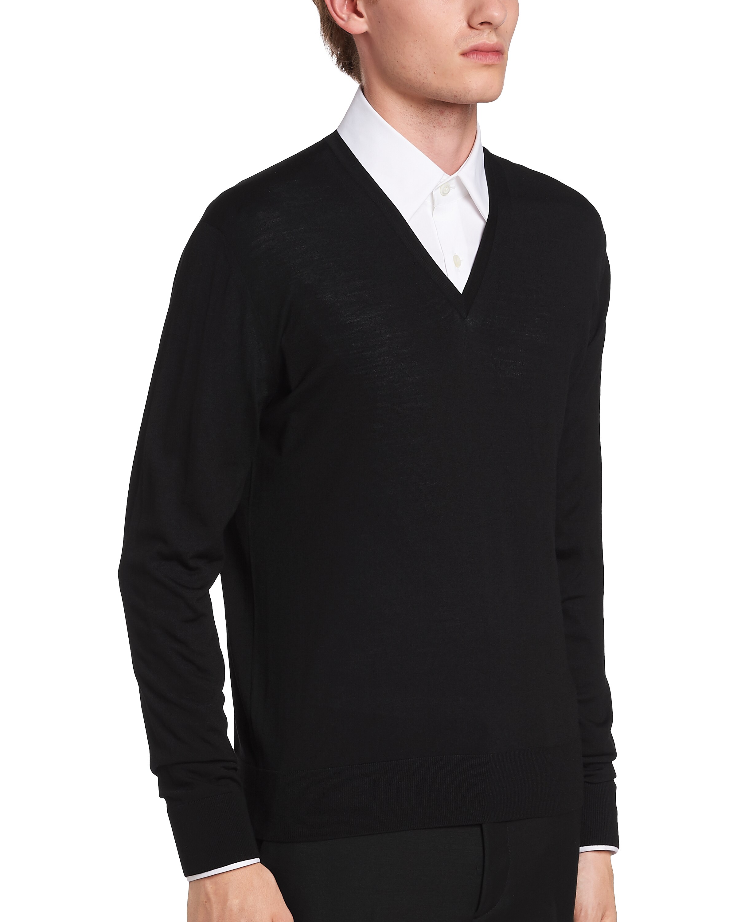 Black Wool Sweater | Prada
