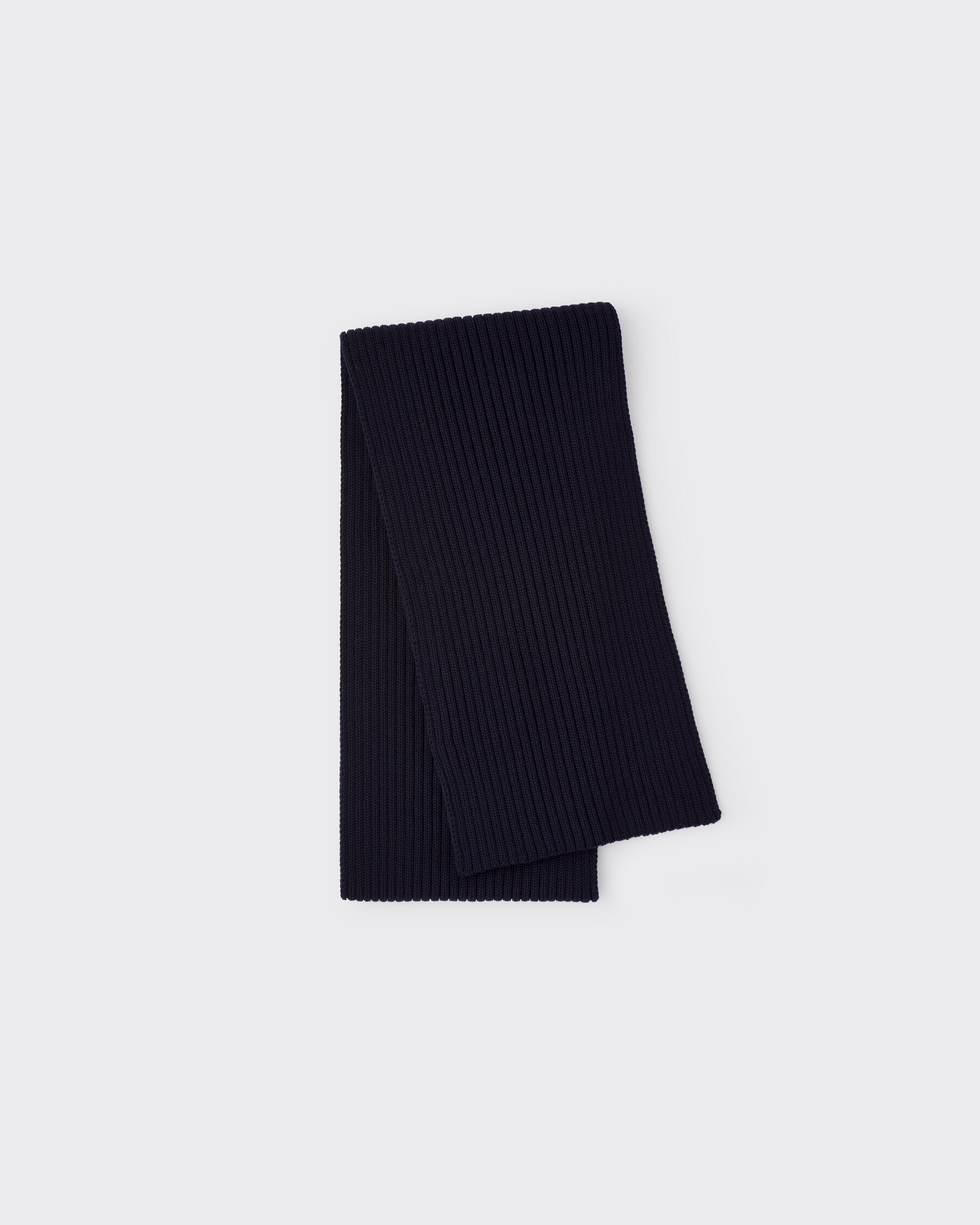 Navy Wool Scarf | PRADA