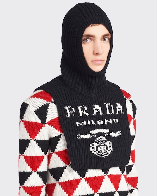 Black Cashmere ski helmet | Prada