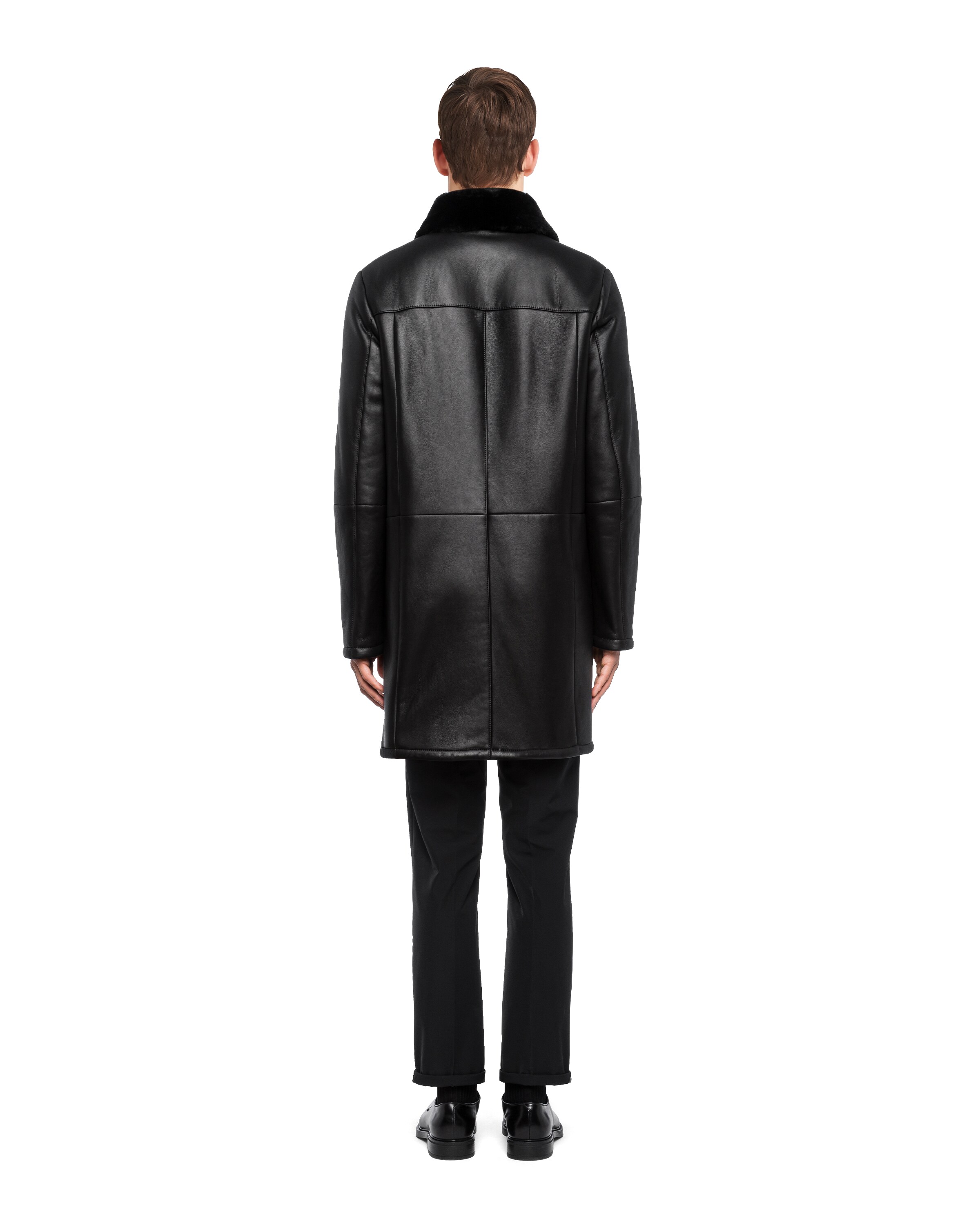 Black Sheepskin coat | Prada