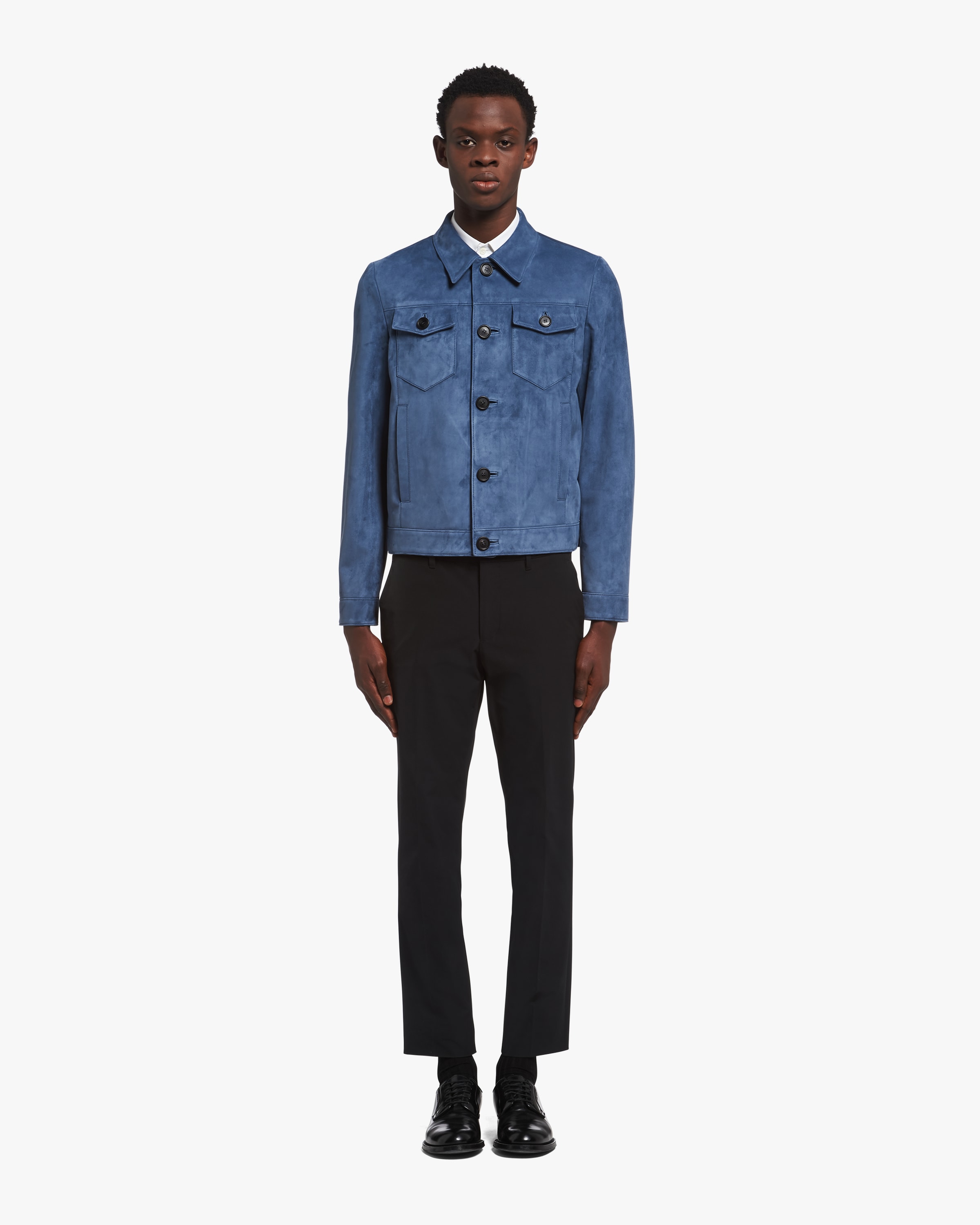 Denim Suede jacket | Prada