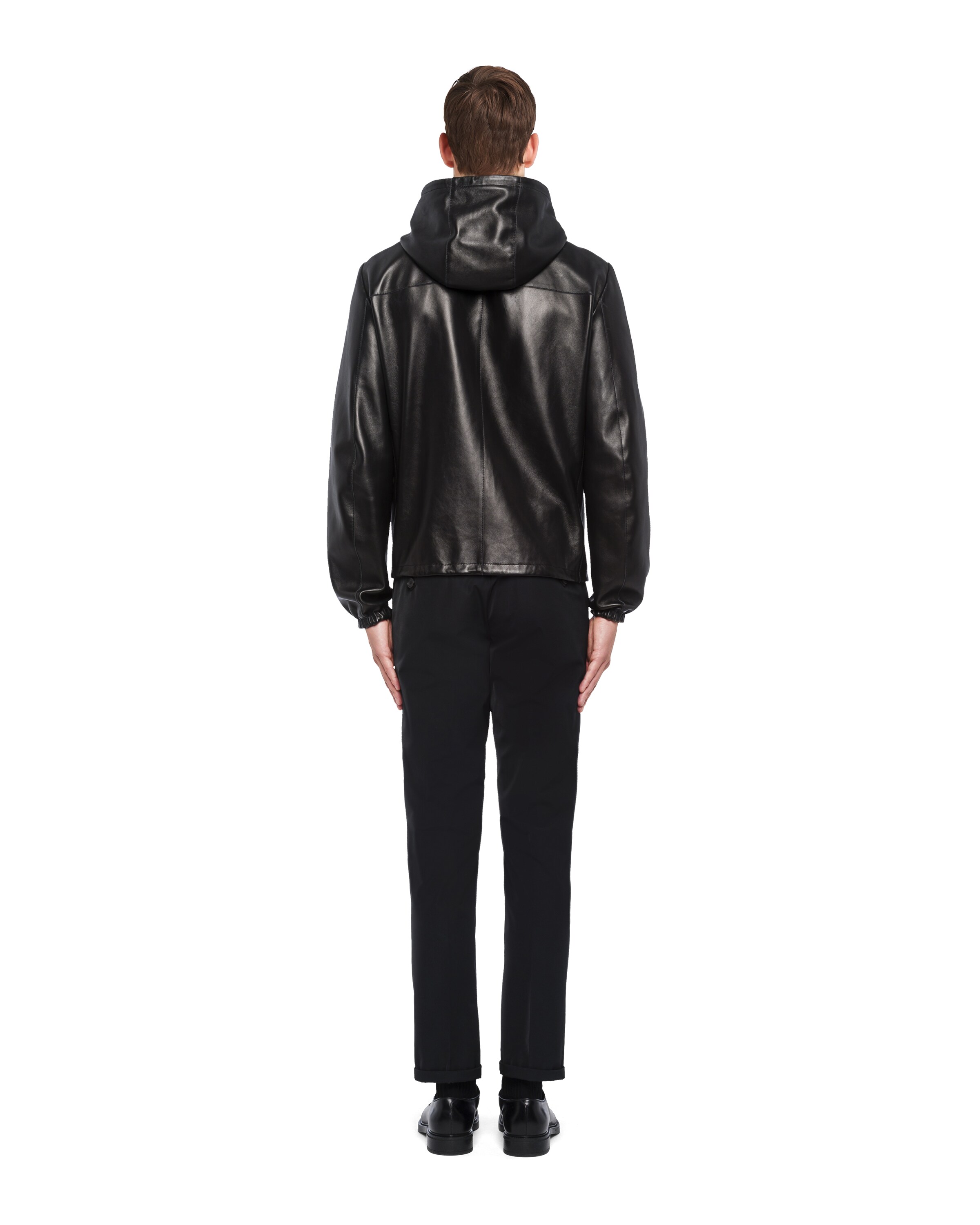 Black Nappa leather jacket | Prada