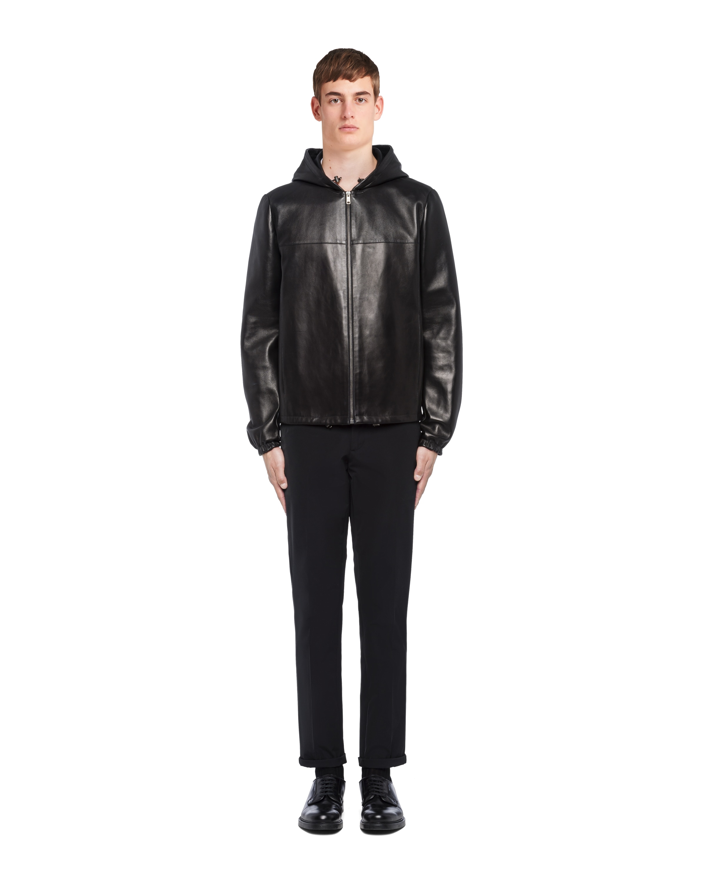 Black Nappa leather jacket | Prada