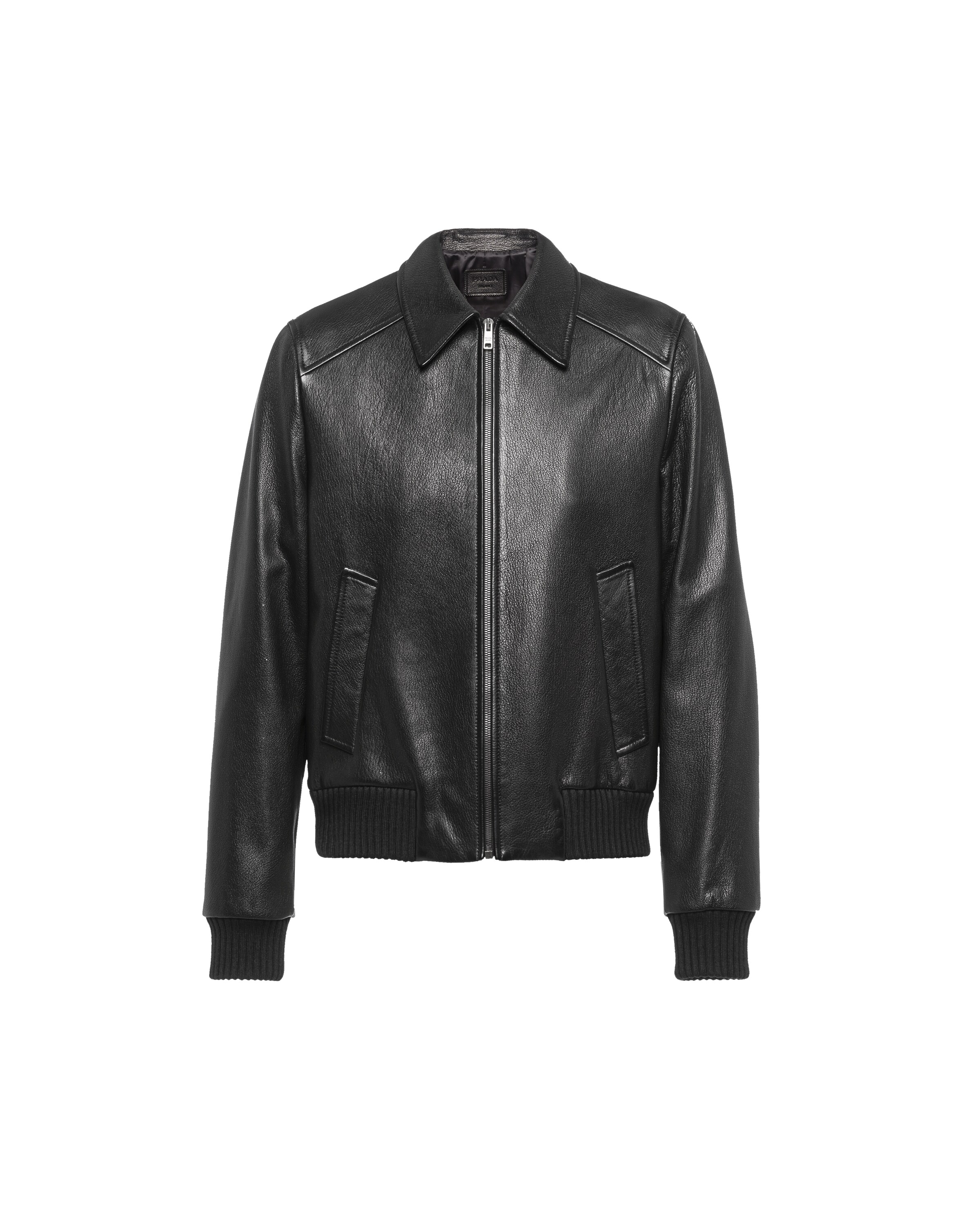 Black Leather jacket | Prada